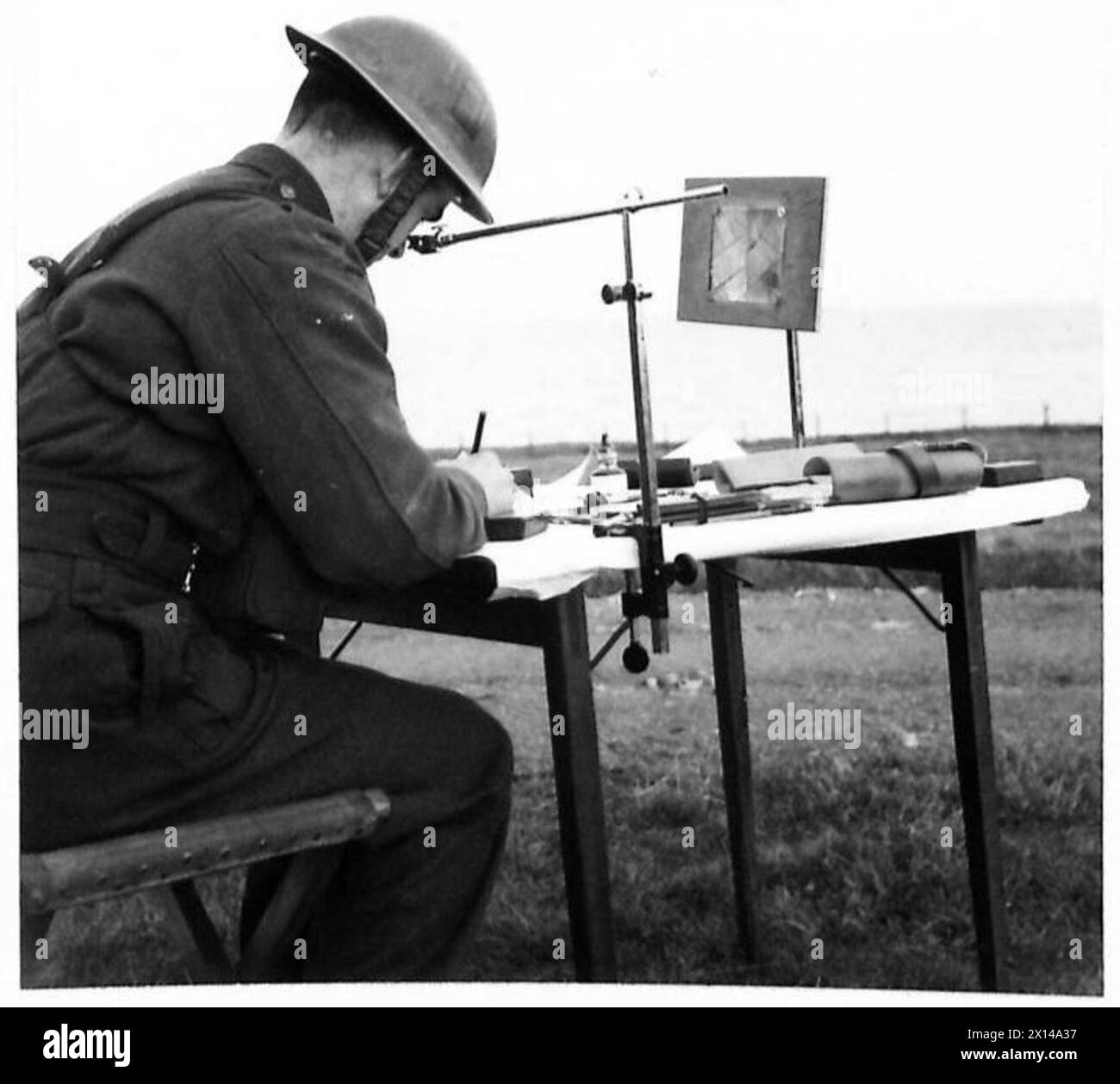 MOBILE MAP MAKING UNIT - Soldier in foreground is coating a zinc plate ... MOBILE MAP MAKING UNIT - Soldier in foreground is coating a zinc plate ...