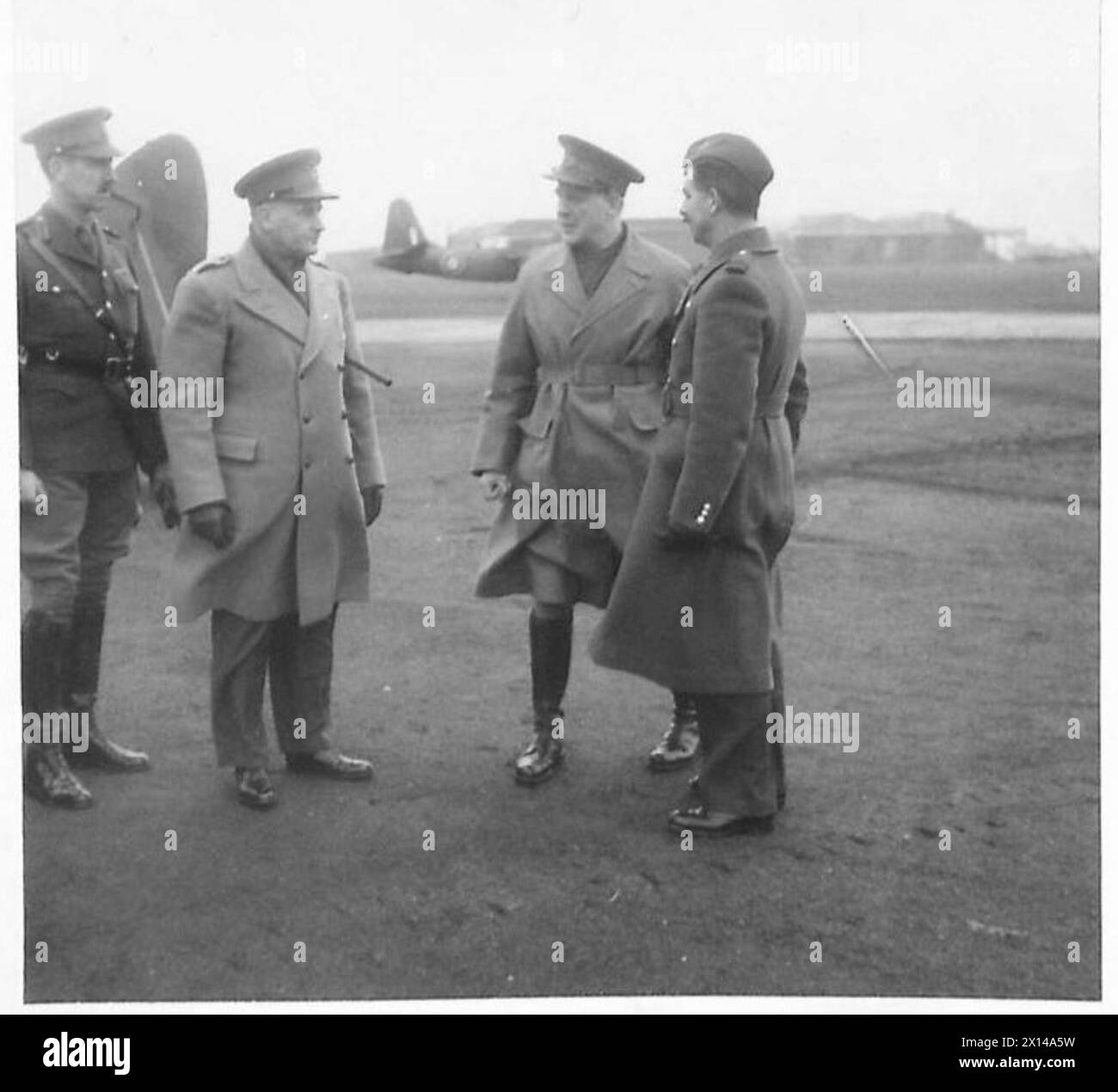 Lord Gort visits Northern Ireland and is met by Lieut-General Sir Henry ...