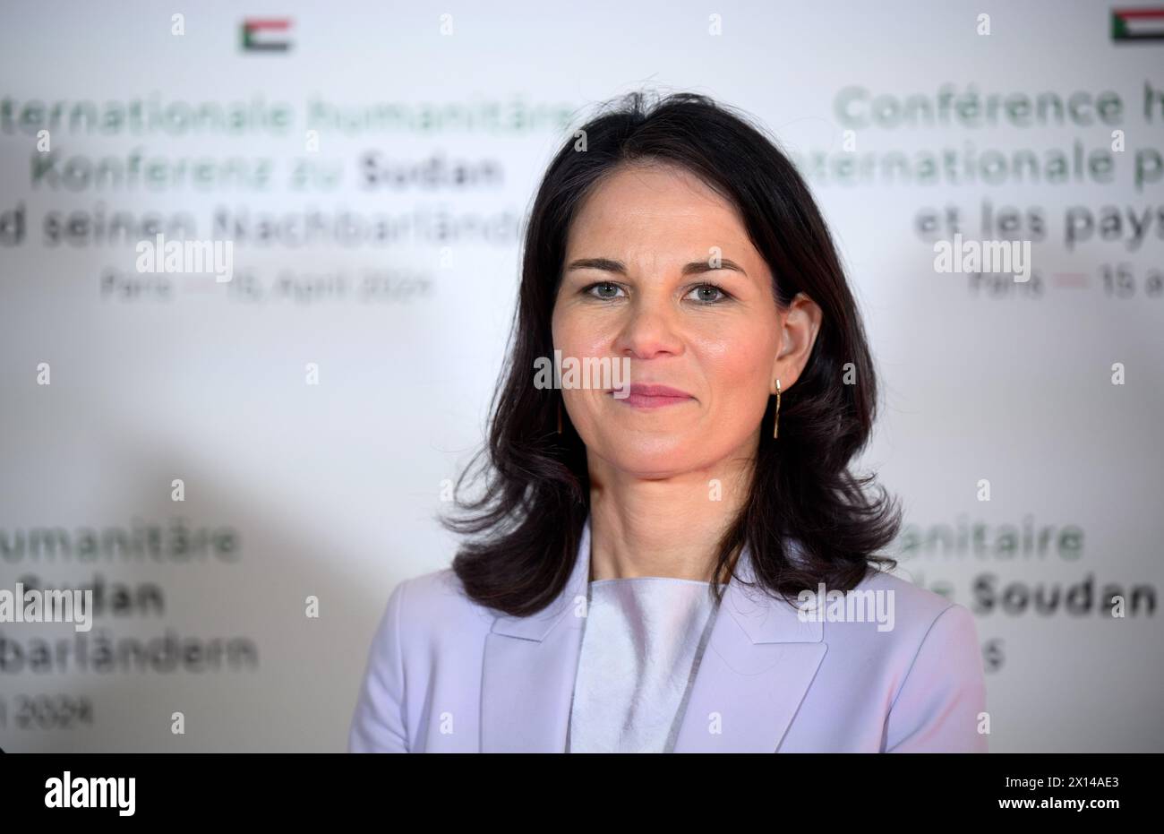 Paris, France. 15th Apr, 2024. Annalena Baerbock (Alliance 90/The ...