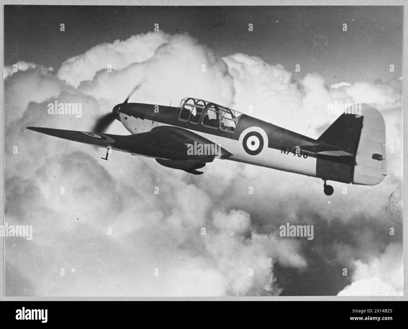 A Miles Master training aircraft is operated by the H.A.F. for pilot ...