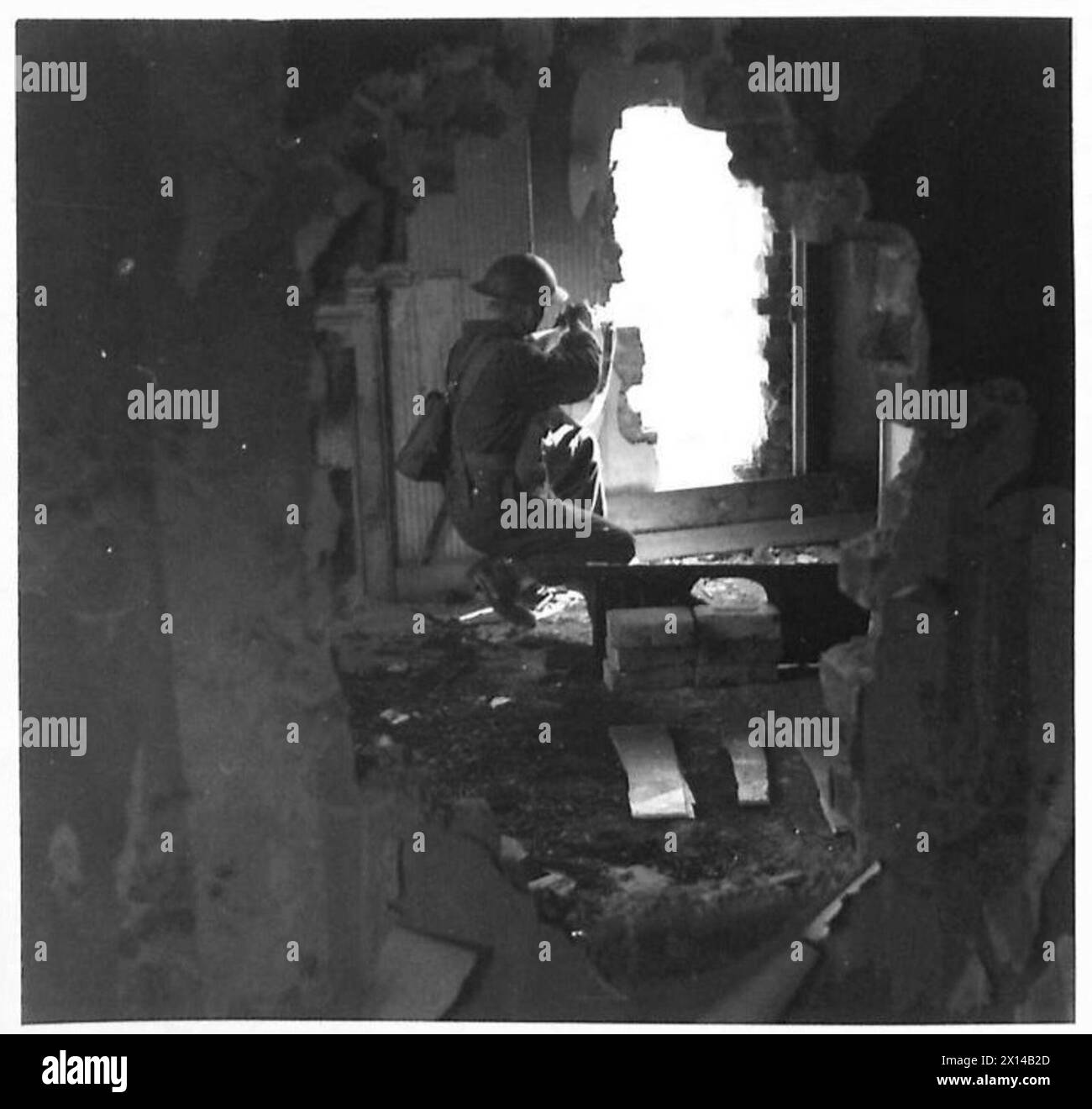 A REALISTIC EXERCISE - Street fighting tactics were practised in ...