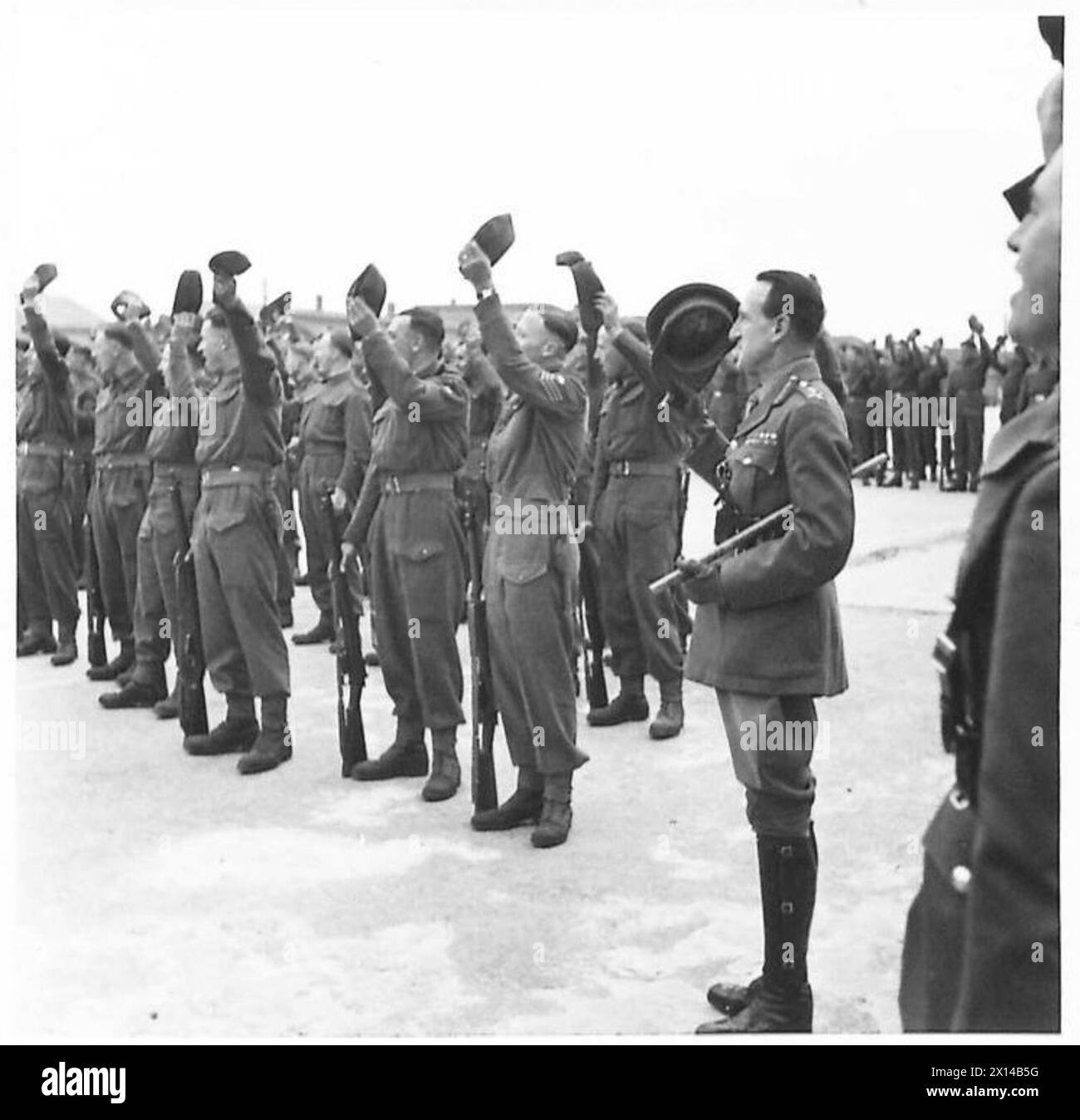 C-IN-C HOME FORCES ATTENDS CEREMONIAL PARADE - The C-in-C joints in the ...