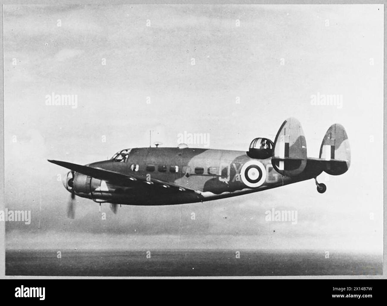 The Lockheed Hudson Mark 5 is powered by two Pratt and Whitney Twin ...