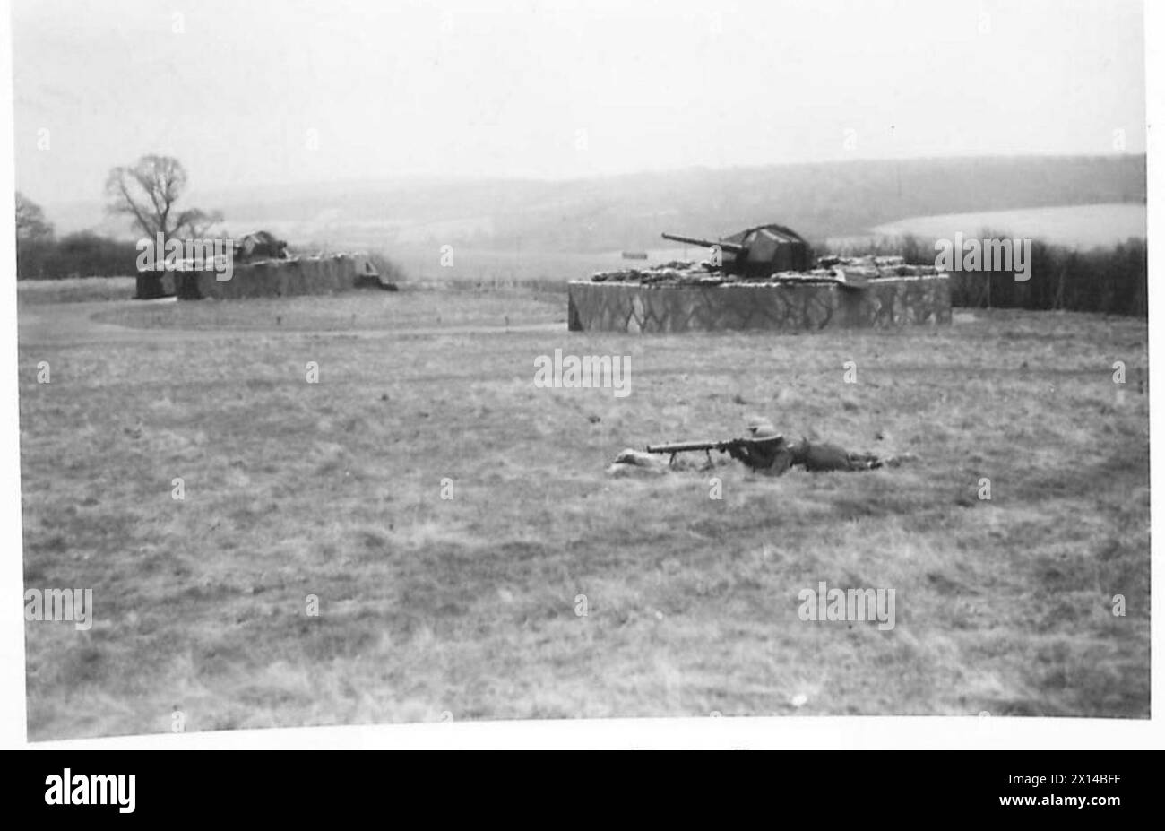 The 207th Anti-Aircraft Battery of the Royal Artillery performing ...