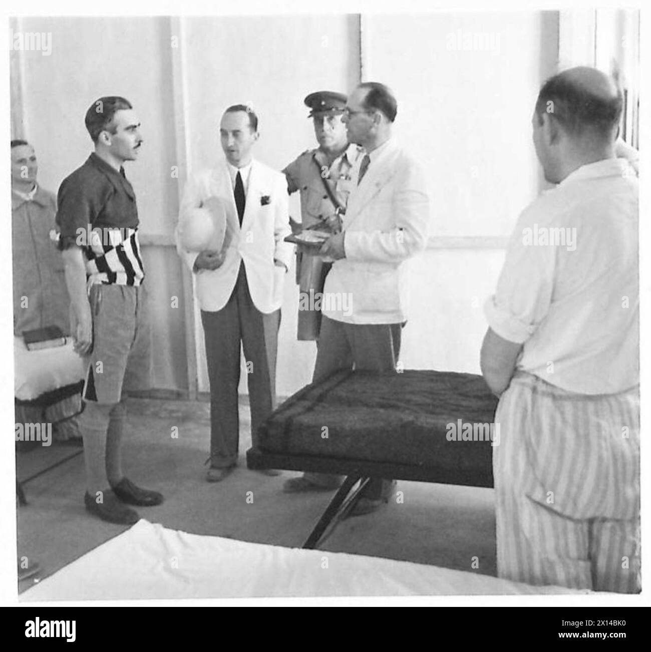 VISIT OF INTERNATIONAL RED CROSS COMMITTEE REPRESENTATIVE TO P.O.W ...