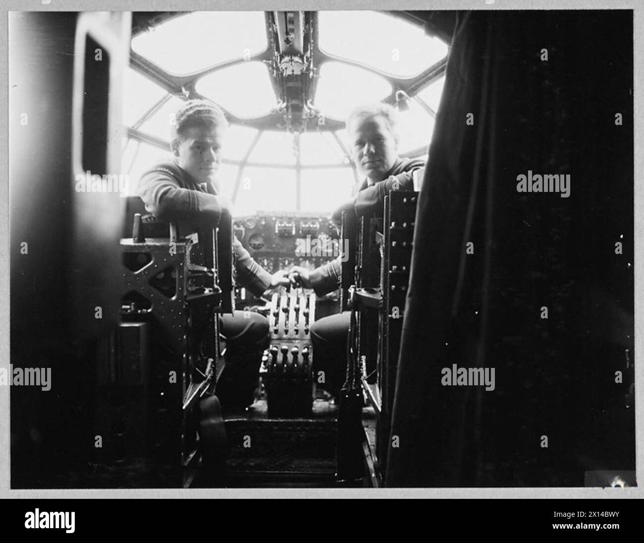 Twin brothers, Flight Lieutenants Melvin Dewey Lee and Calvin Creighton ...