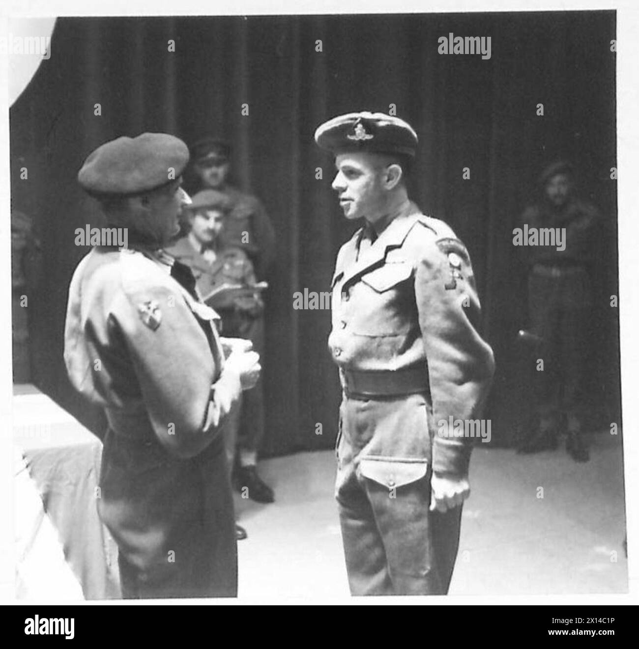 INVESTITURE BY THE C-IN-C AT 15TH SCOTTISH DIVISION - 249068 A/Captain ...