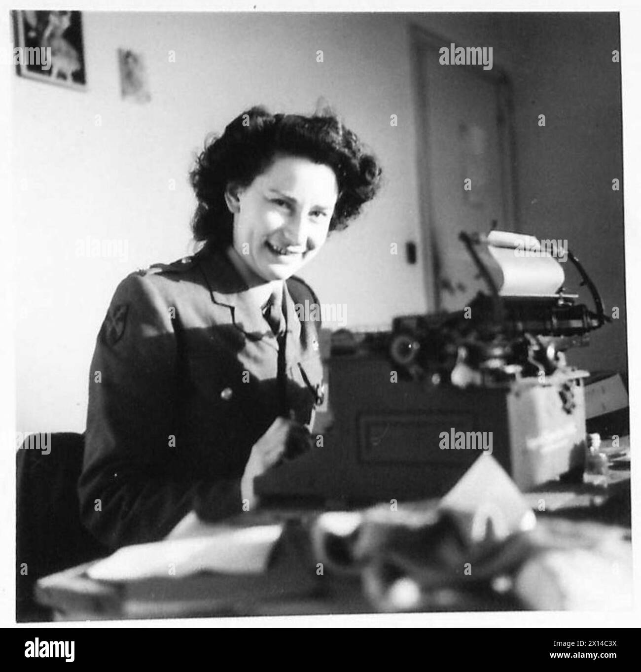 LEAVE BEGINS FOR A.T.S. - Pte D. Merrison of Pinewood Villa, Camberley ...