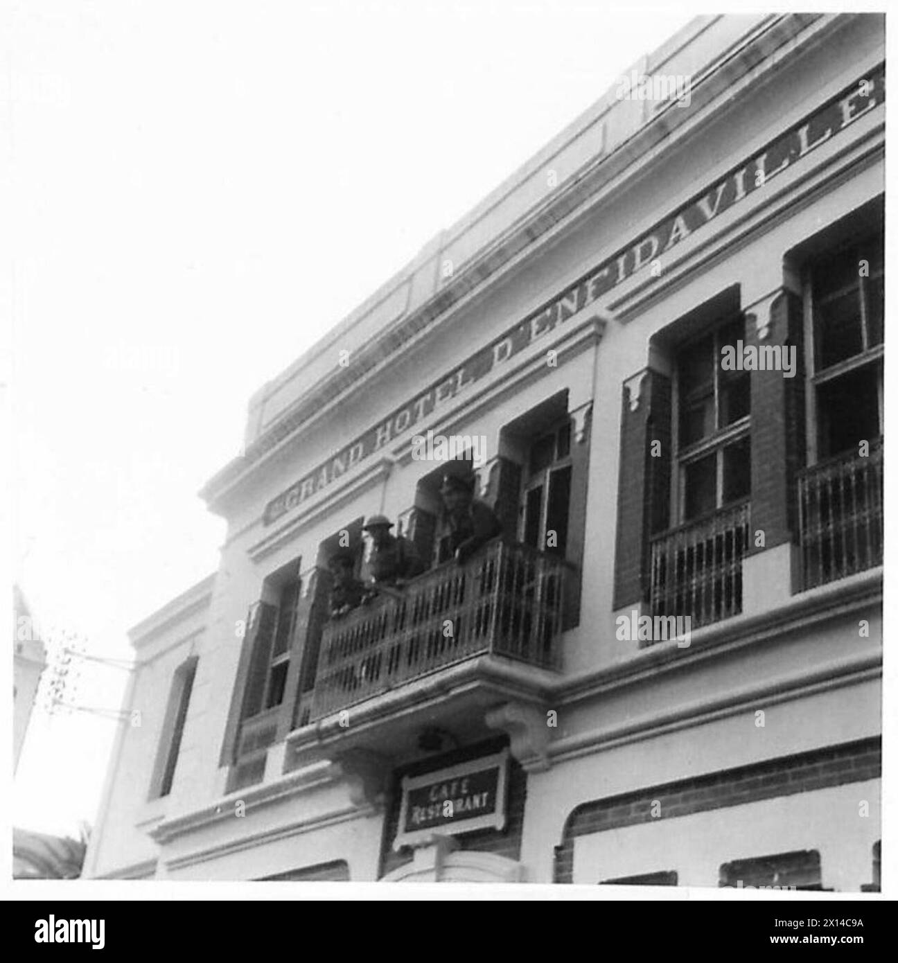 Armed forces hotel Black and White Stock Photos & Images - Alamy
