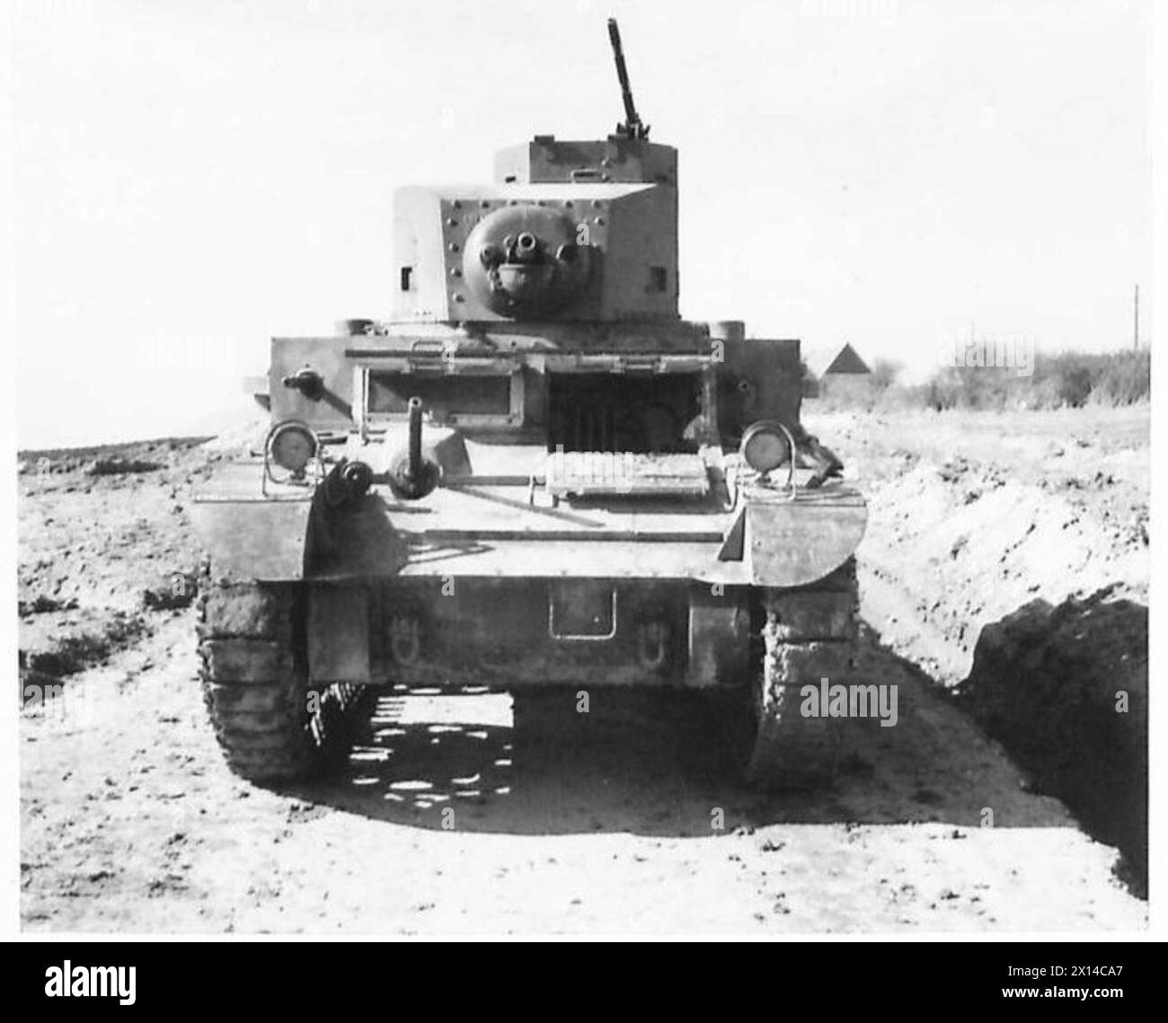 American Tank M.2.A. IV displayed in British Army records Stock Photo ...