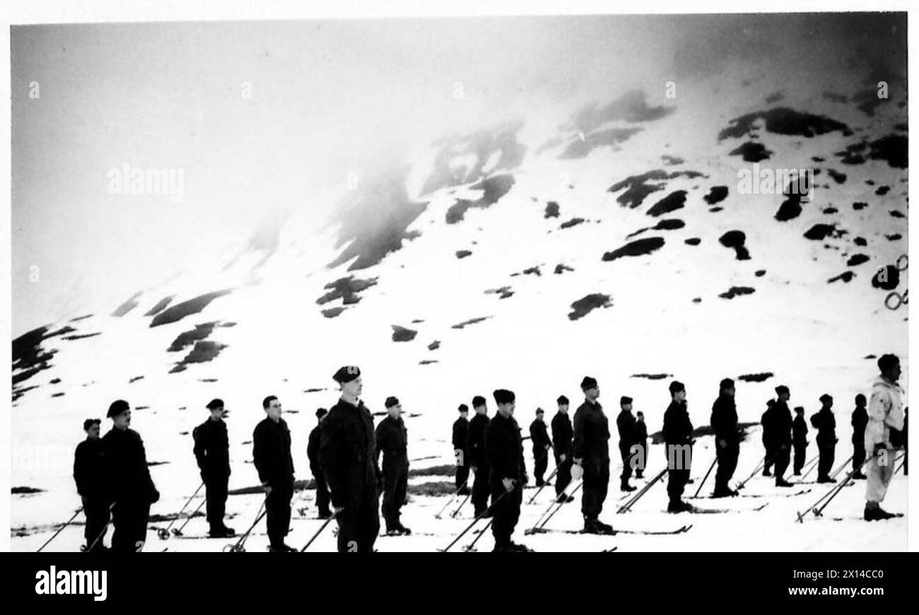 Skiing exercises Cut Out Stock Images & Pictures - Alamy