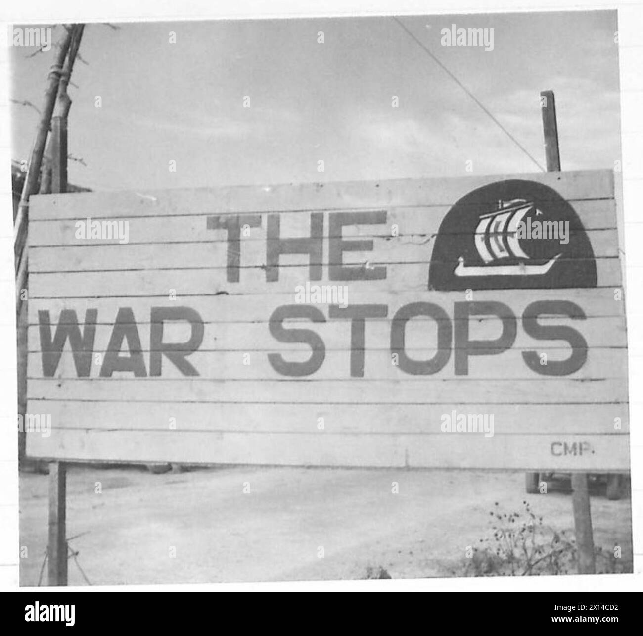 EIGHTH ARMY : VARIOUS - The signboards which are placed at intervals of ...