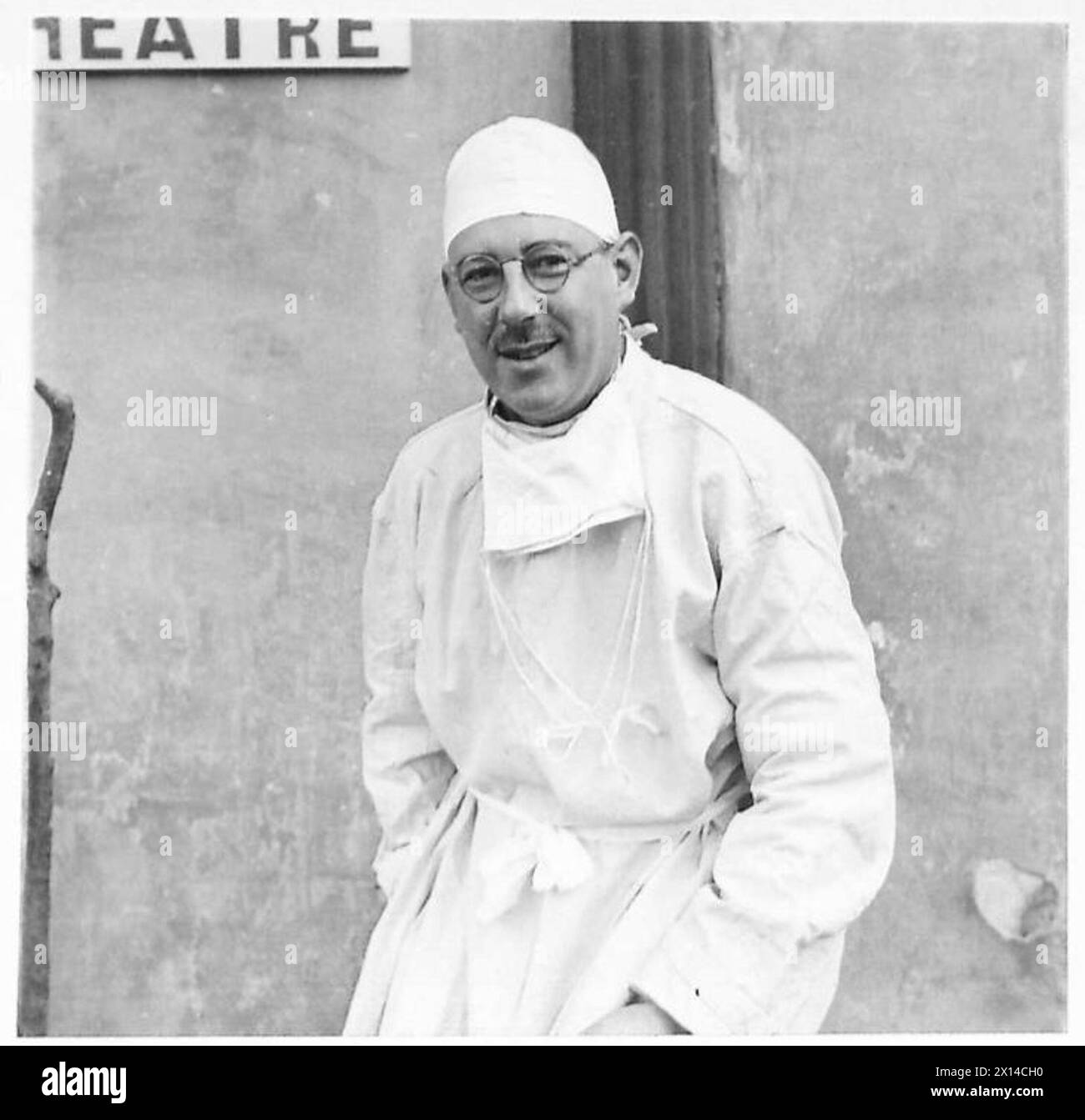 Major H.C. Griffiths, an American surgeon and specialist anaesthetist ...