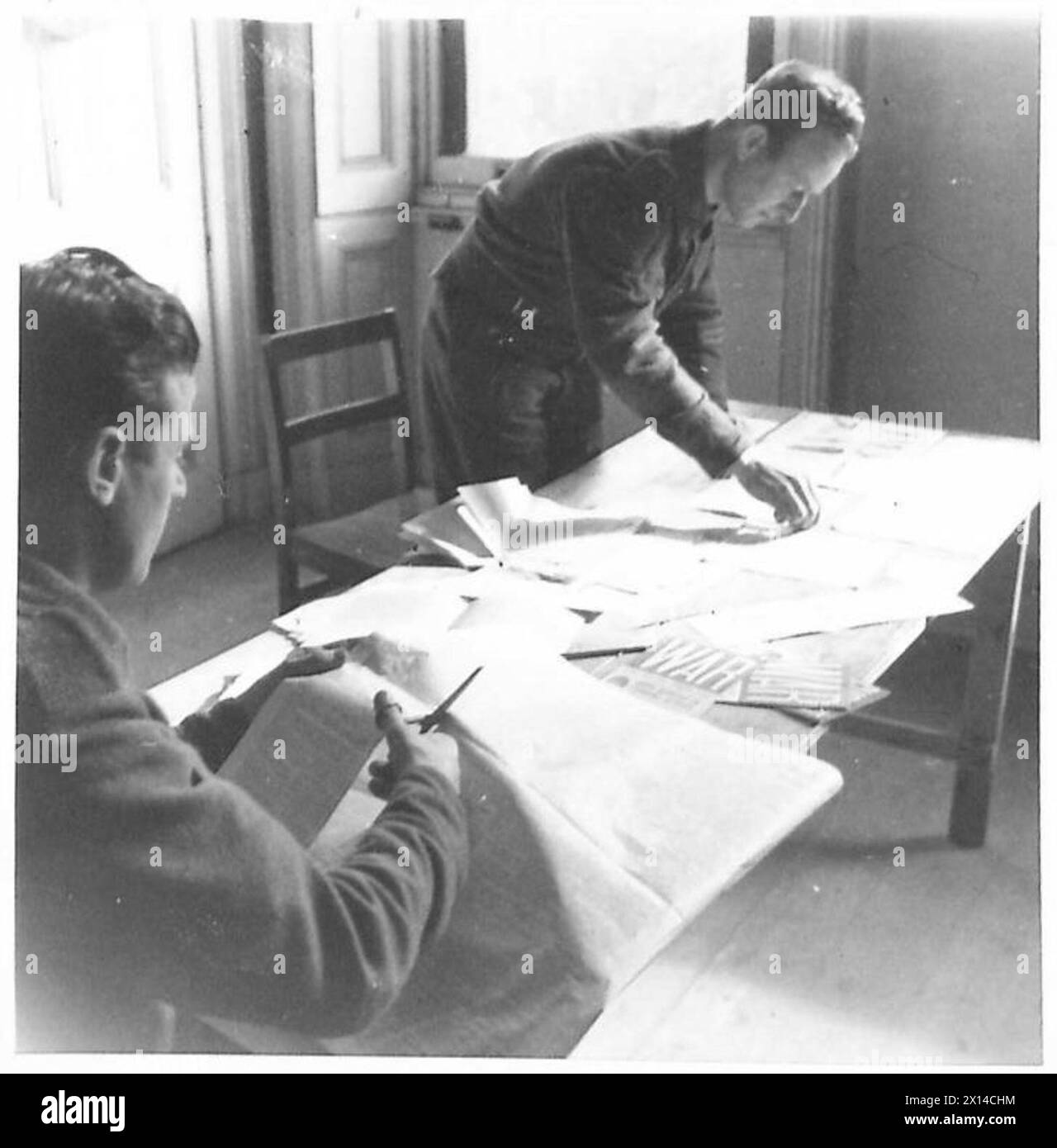 Soldiers of the support battalion Cut Out Stock Images & Pictures - Alamy