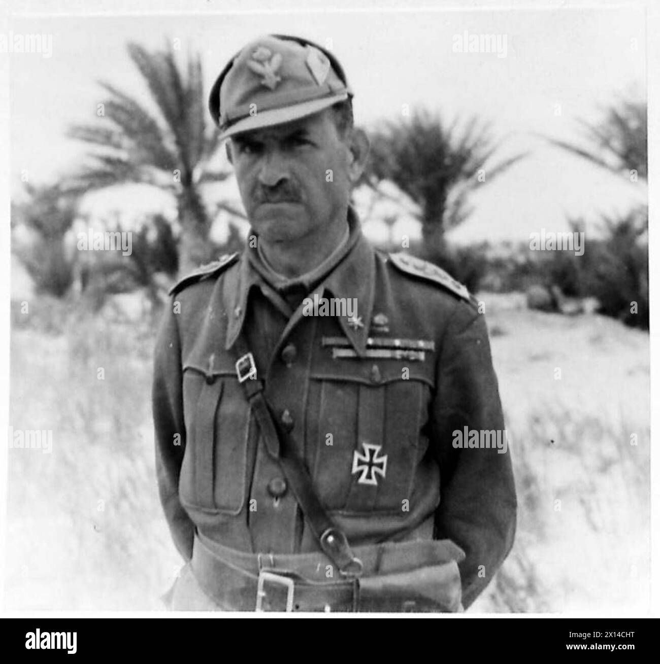Portrait of Italian General Mannerini who was captured during military ...