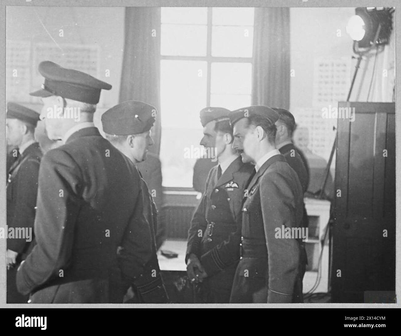 In 1942, RAF bomber crews awaited the arrival of their Group Captain ...