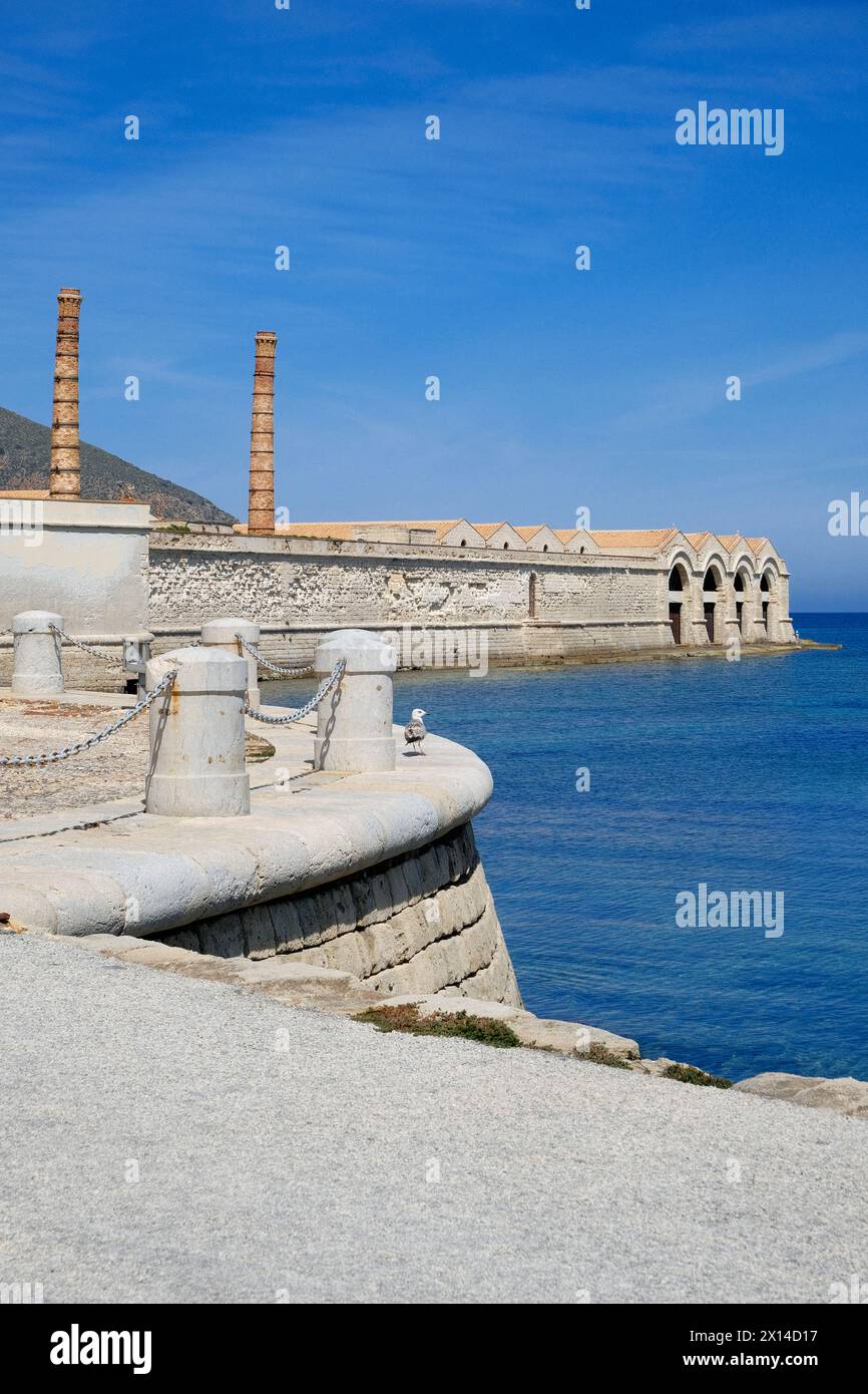 Italy, sicily, mediterranean sea, Egadi archipelago, Favignana island ...