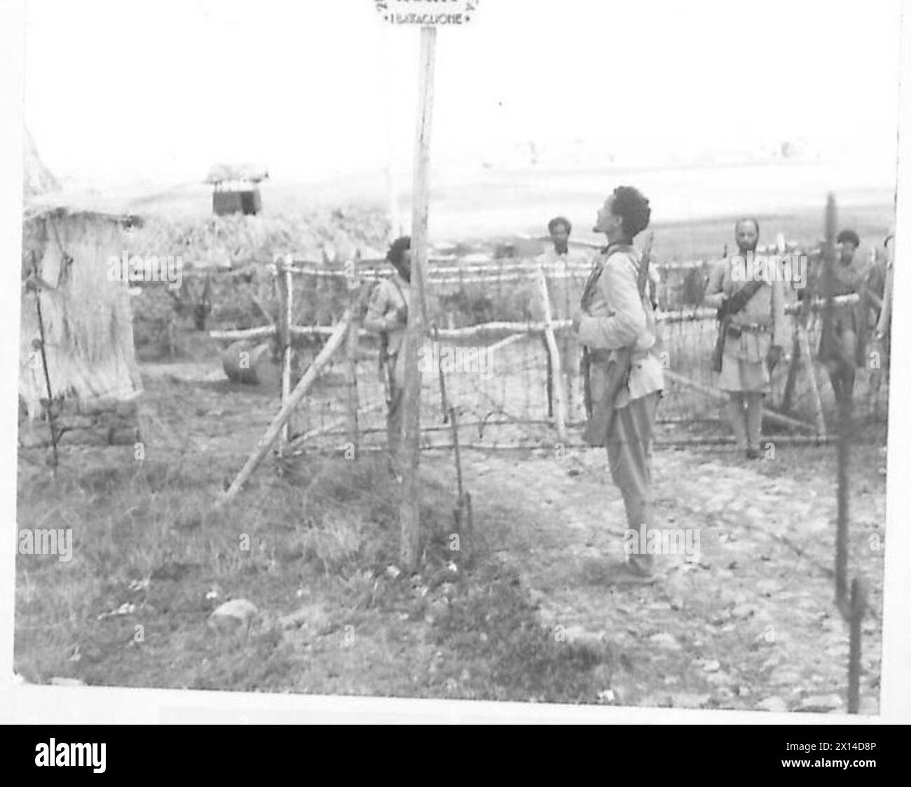 An Italian fort in Addis Ababa, surrendered to British forces, is now ...