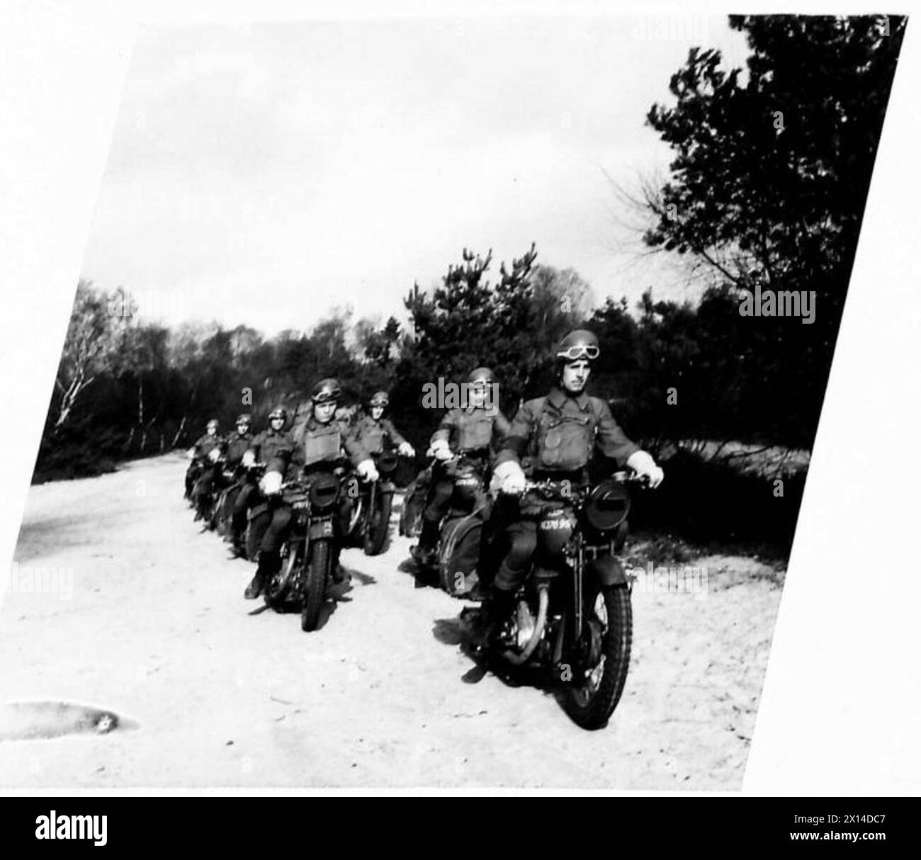 Police motor cycle Black and White Stock Photos & Images - Alamy