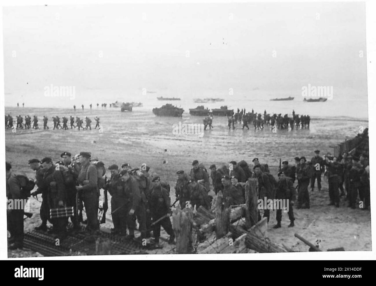 BRITAIN'S ARMY TRAINS FOR THE INVASION OF EUROPE - Troops and tanks ...