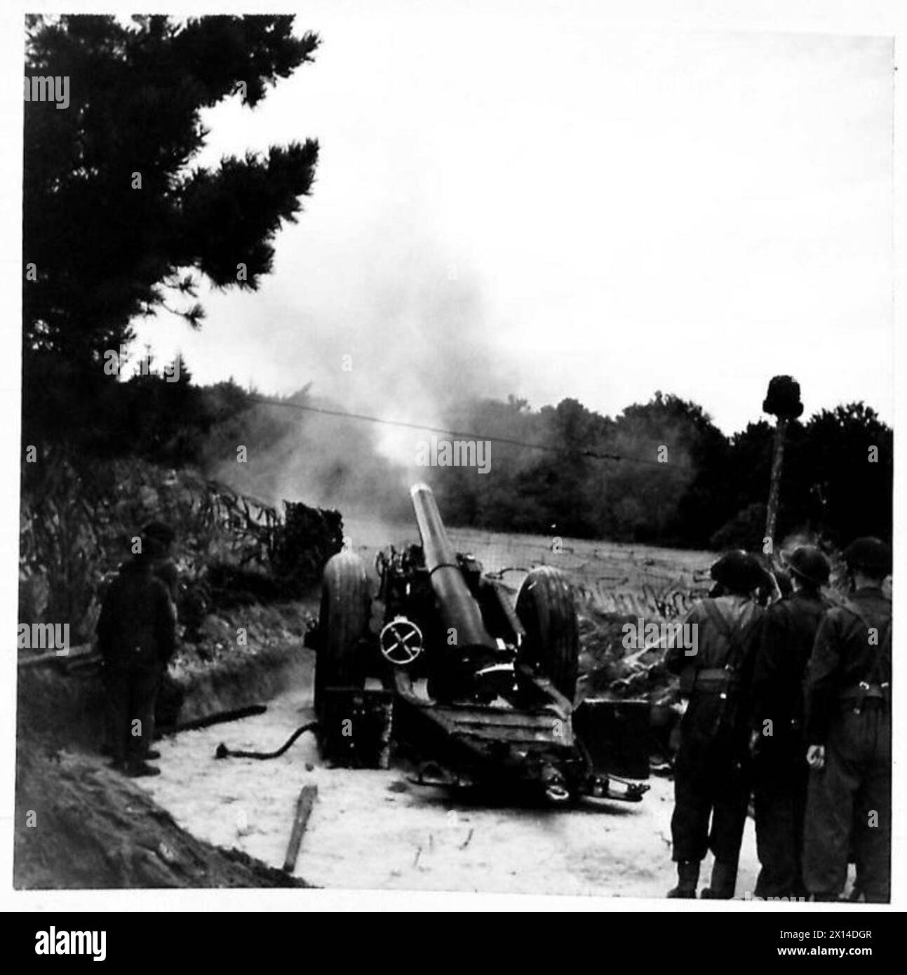 EASTERN COMMAND EXERCISE - 7.2 guns in action, firing live ammunition during operations British ...