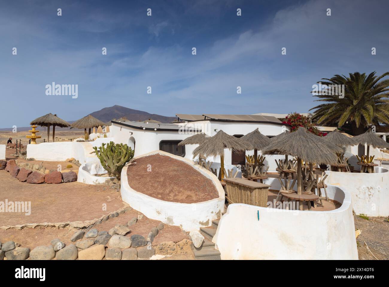 Casa El Barba, restaurant and small beach bar on the hillside above ...