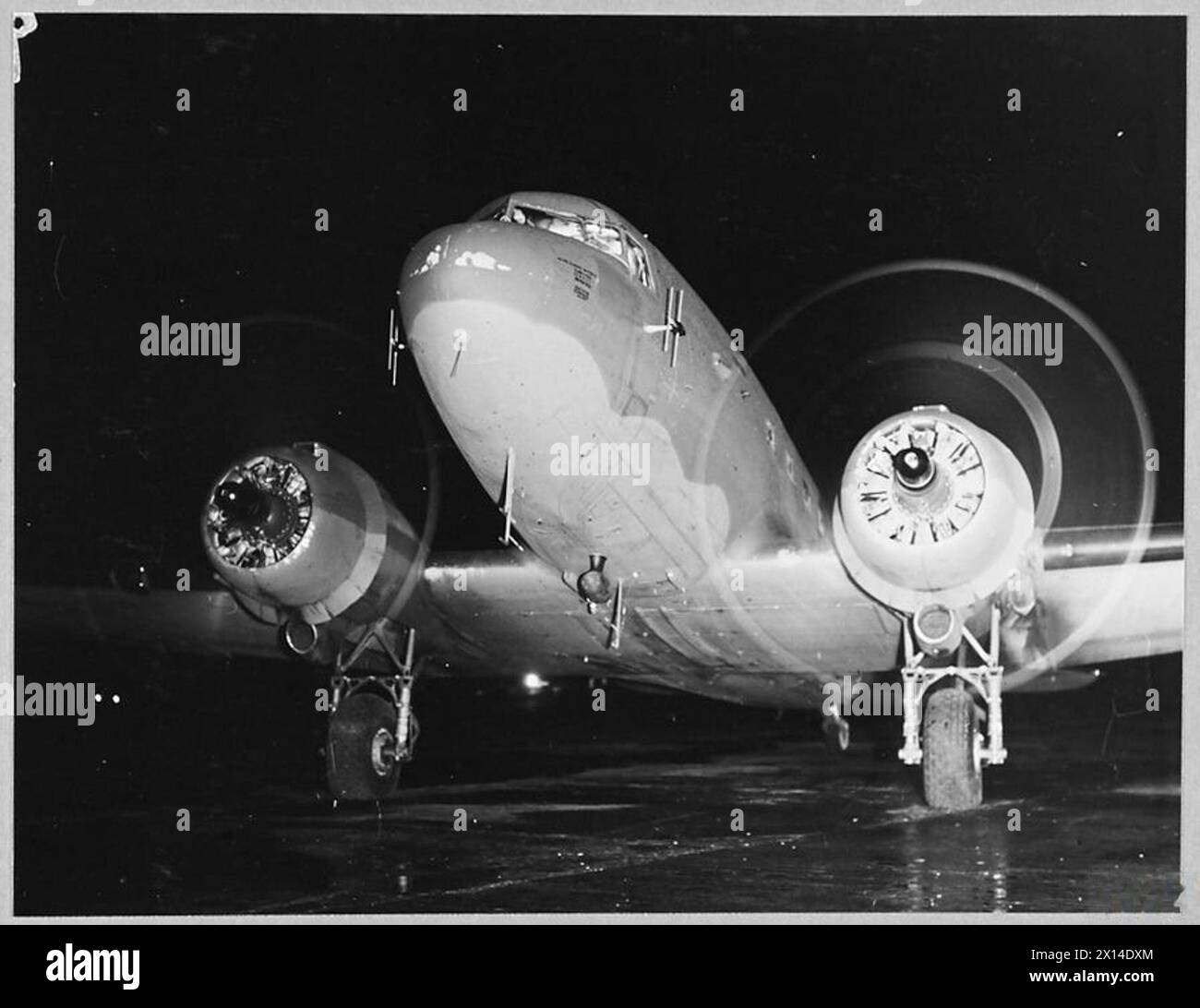 A Dakota aircraft arriving from Canada takes off the same night to ...