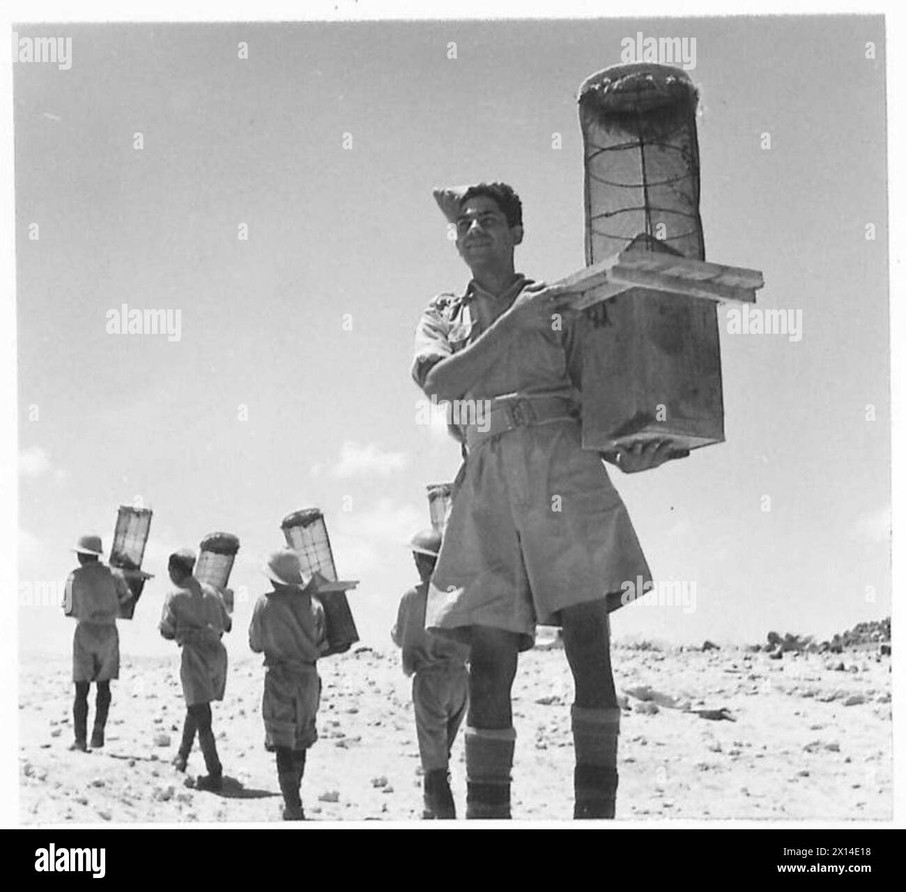 The Fly Squad leaves their headquarters with traps ready for deployment ...