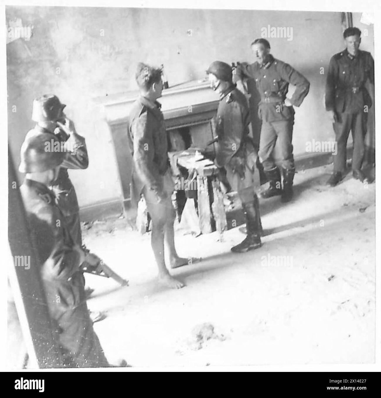 ESCAPED BRITISH PRISONERS OF WAR EXERCISE - A prisoner captured by the ...