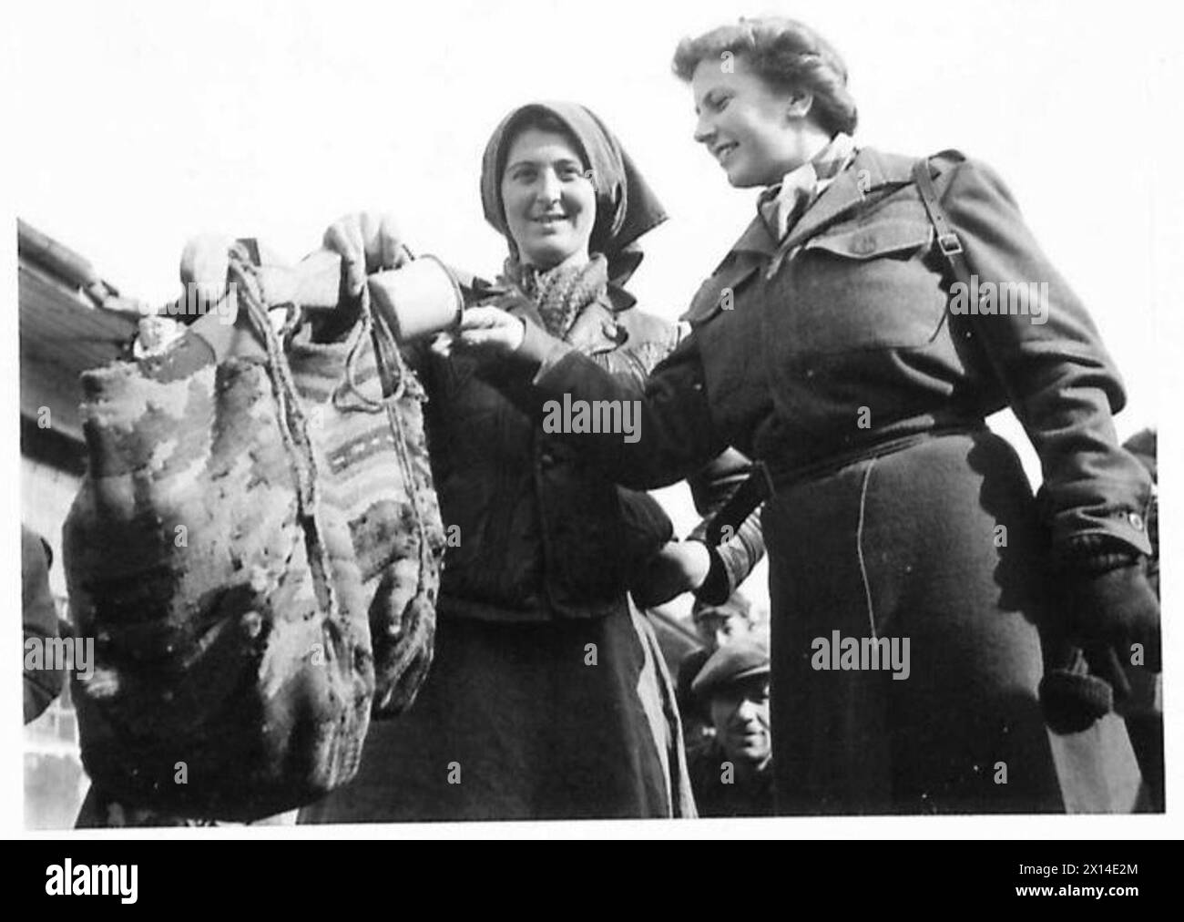 Belgrade The British Embassy Staff Miss Ig Thomas Of N Wales A Secretary At The Embassy