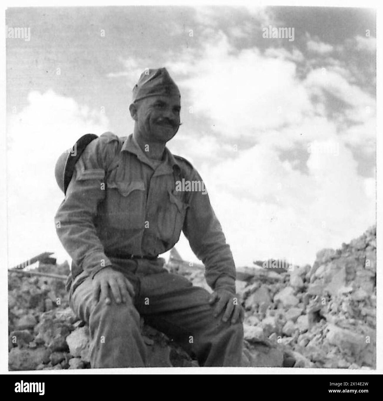 OFFICIAL PHOTOGRAPHS TAKEN IN THE WESTERN DESERT - A 'type' of NCO of a ...