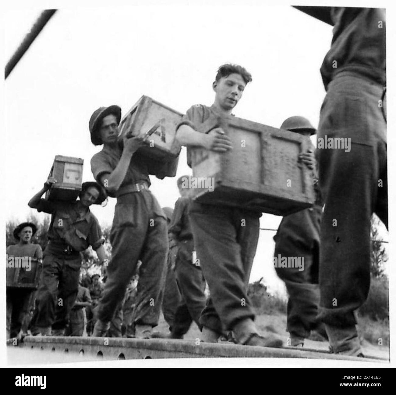Military training area vehicles Cut Out Stock Images & Pictures - Alamy