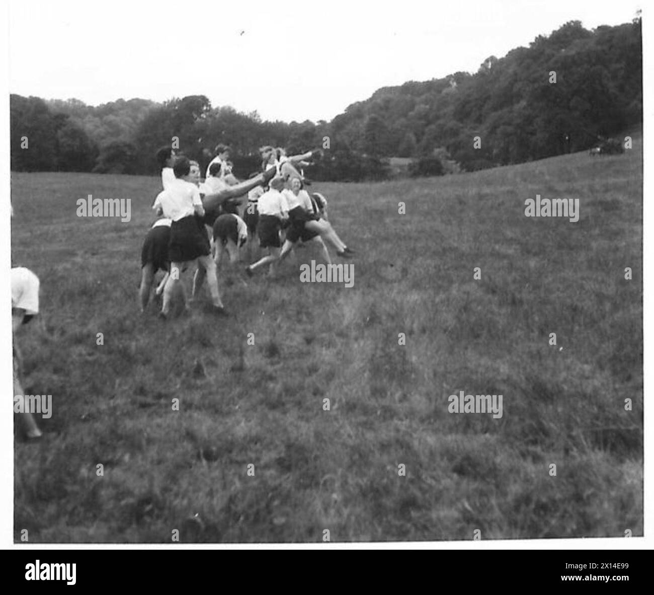 MILITARY DISPLAY FOR FACTORY WORKERS - Members of the ATS giving a ...