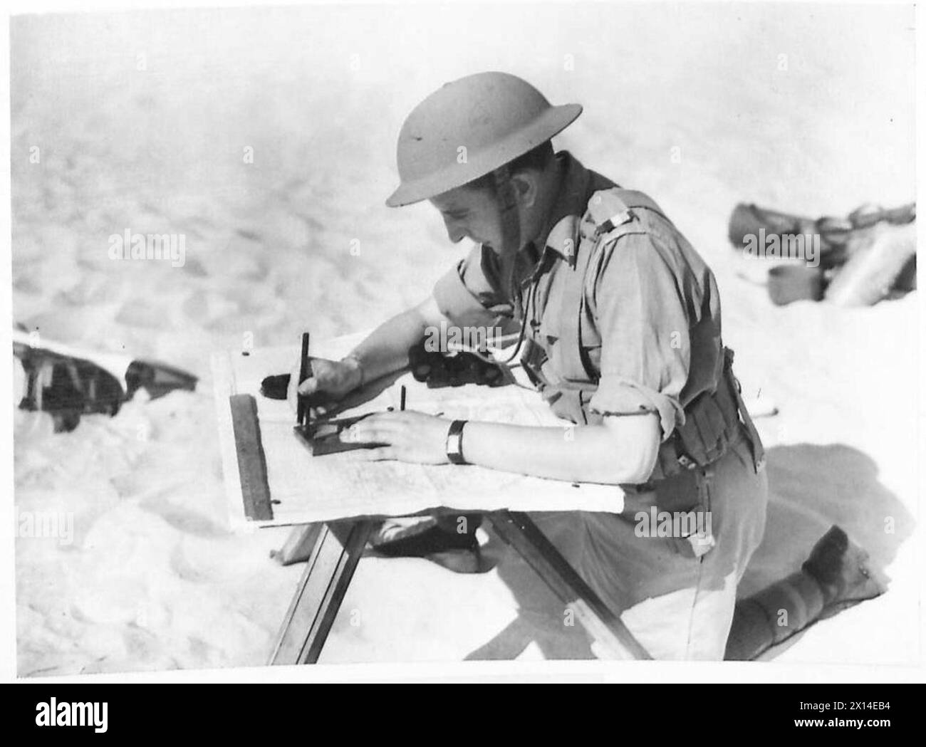 PHOTOGRAPHS TAKEN ON A VISIT TO A UNIT OF THE FREE FRENCH FORCES - A ...