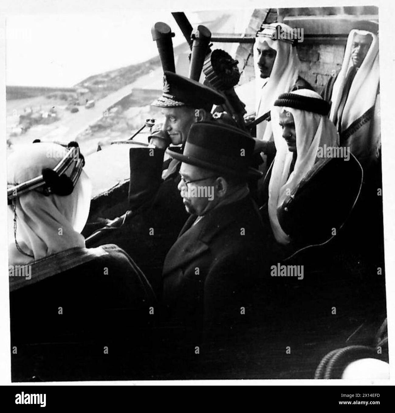 ARABIAN PRINCES VISIT DOVER - Emir Feisal bin 'Abd al-Aziz (left) and ...