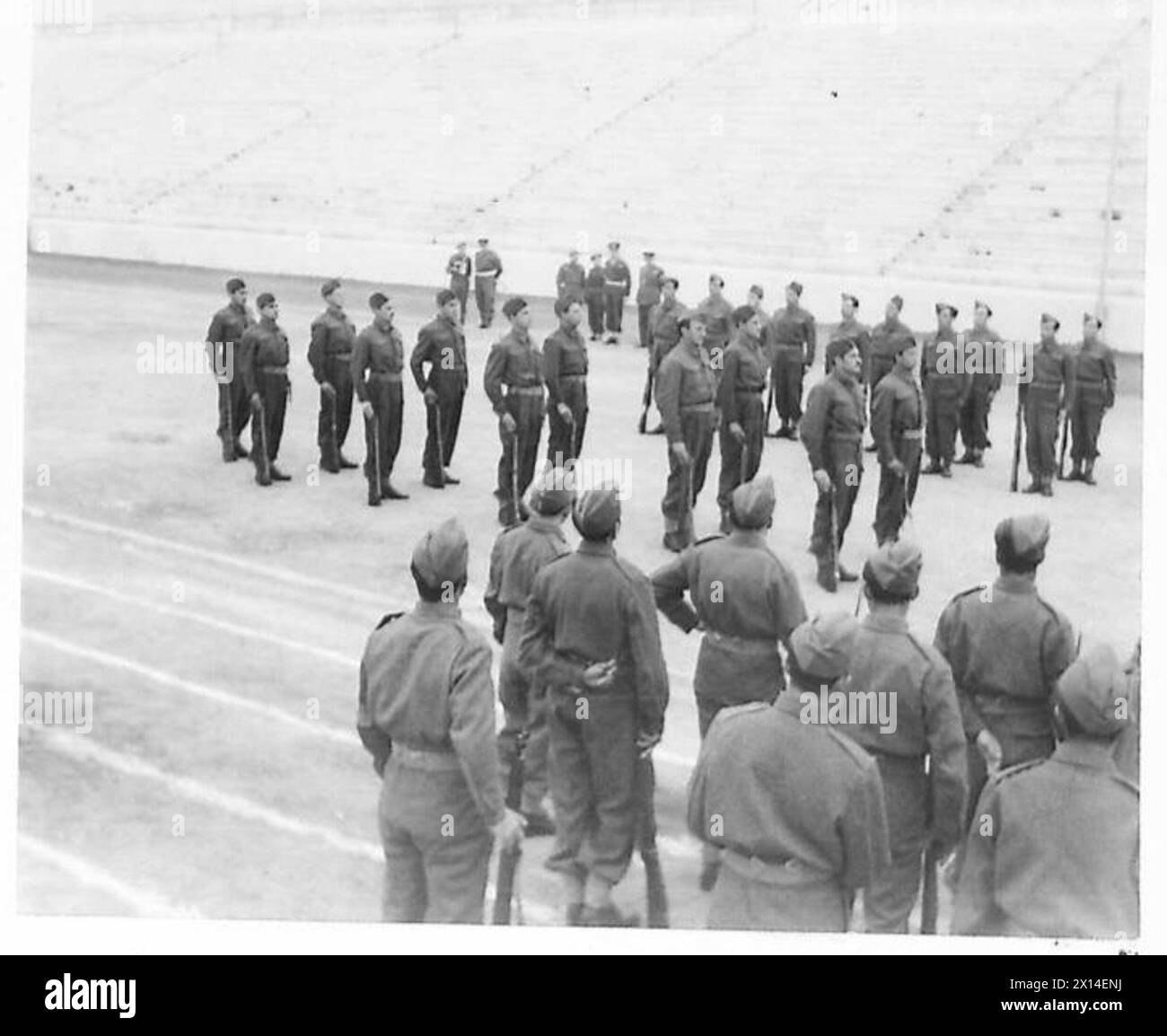 Greek Military Police soldiers perform a demonstration at a passing out ...