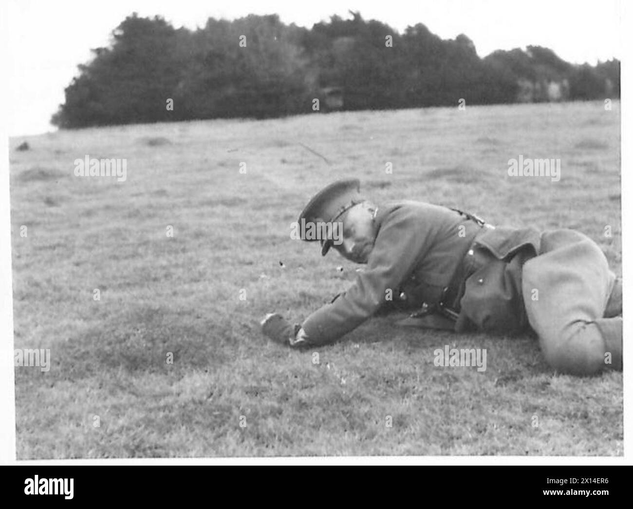 A Major General demonstrates low flying attack methods as part of ...