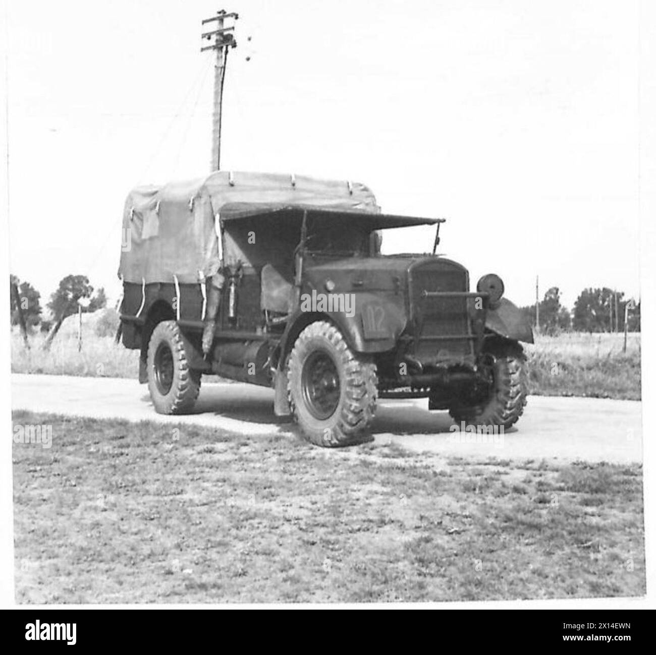 A 15 cwt. general service truck is part of the Airborne Division ...