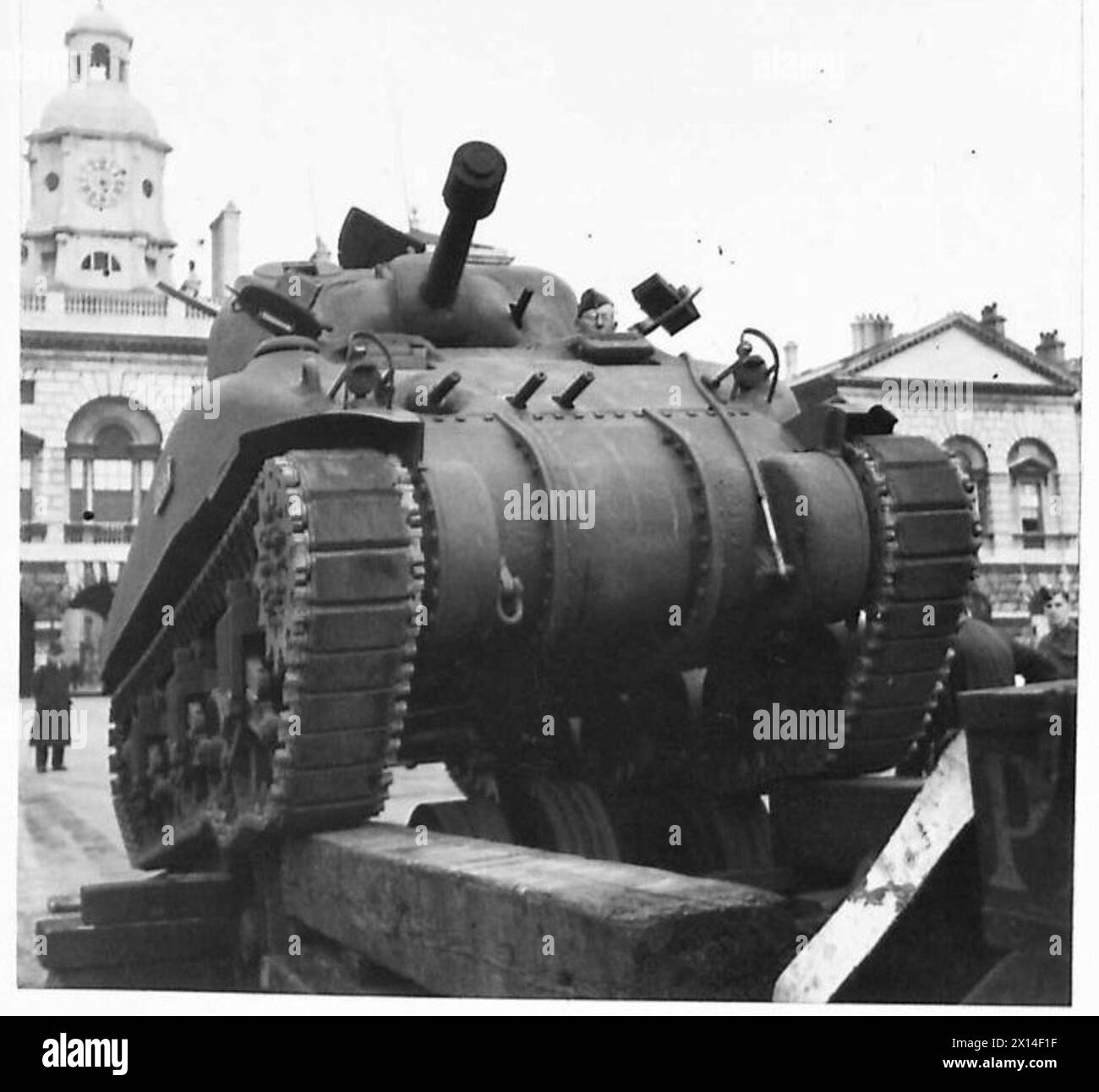 Sherman tank british Black and White Stock Photos & Images - Alamy