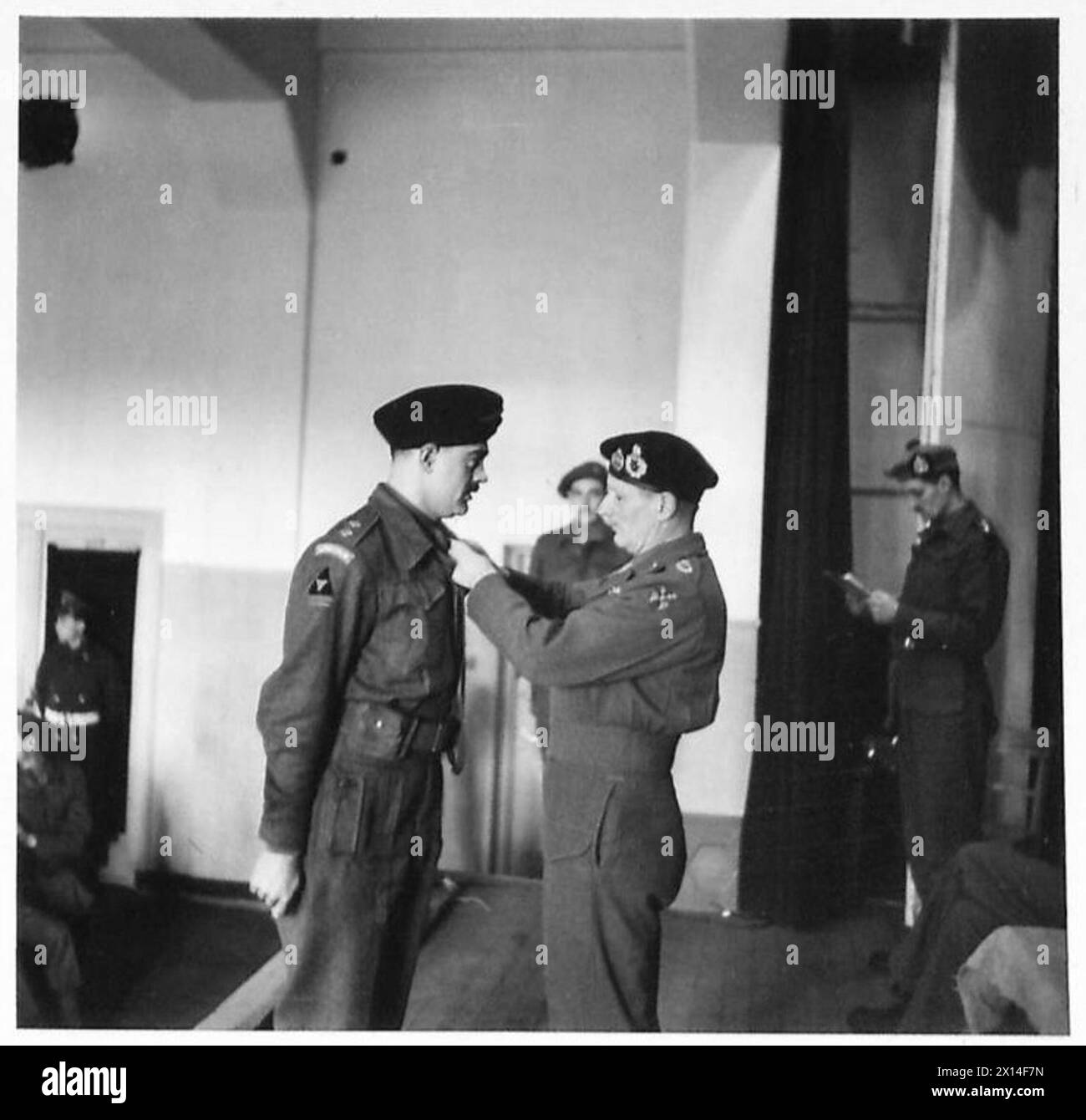 GIMERS MONASTERY 3RD BRITISH DIV. INVESTITURE - Lt. H.J. Pacey, 2 ...