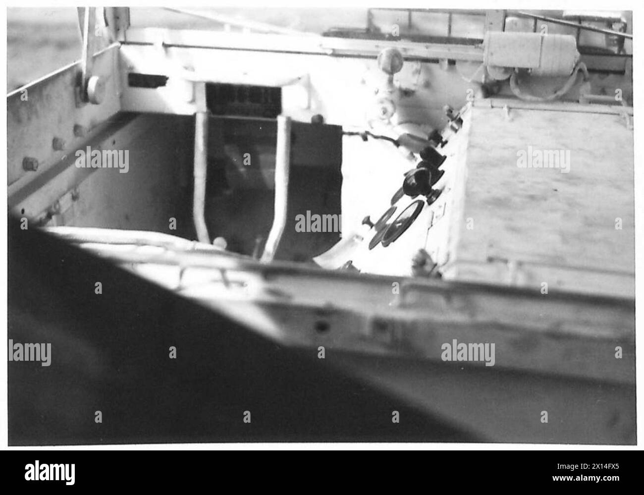 SPECIAL ASSIGNMENT FOR 79TH ARMOURED DIVISION - View showing the inside ...