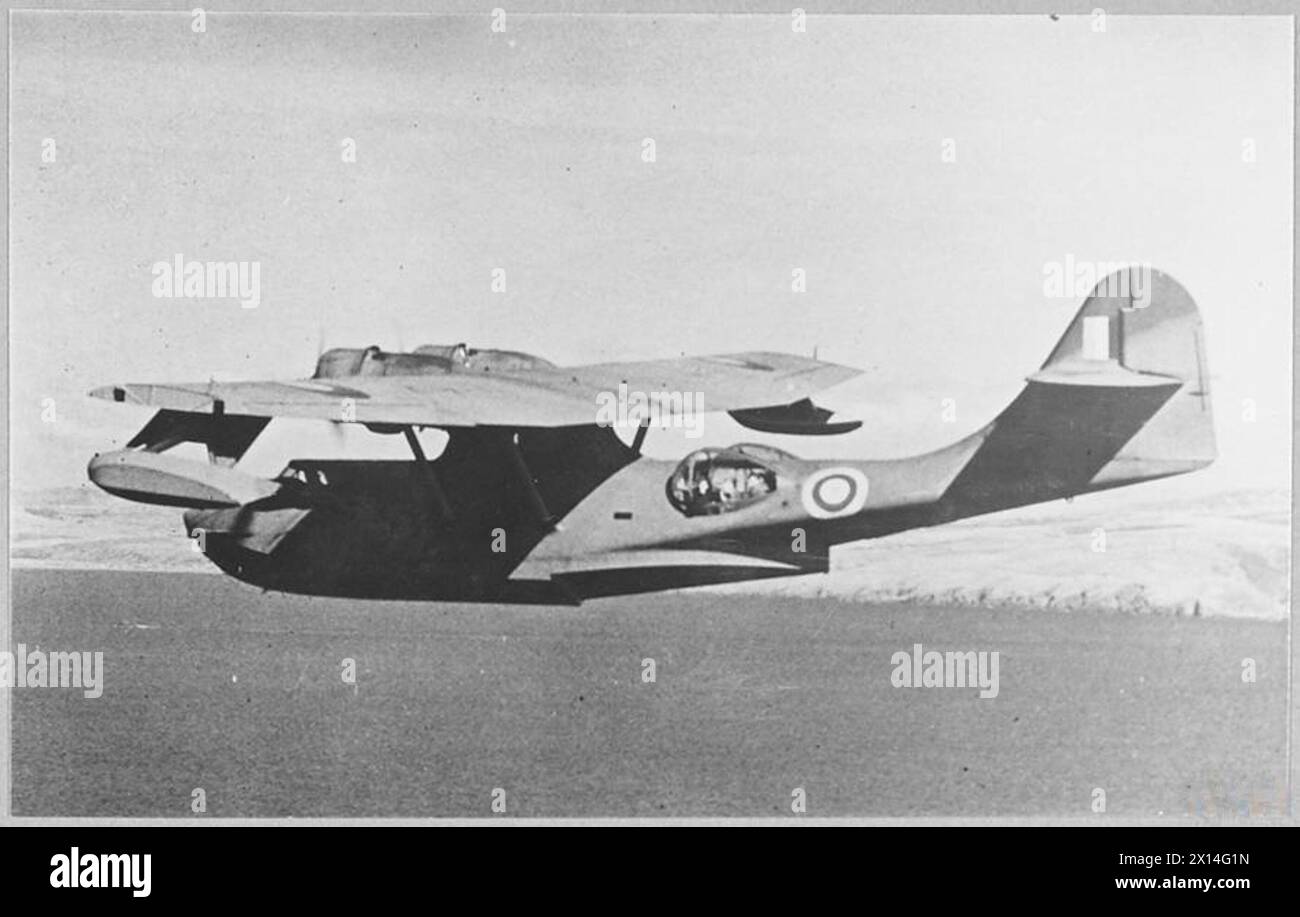 NEW CONVOY PROTECTION - [2446] A Catalina in flight showing one of the ...