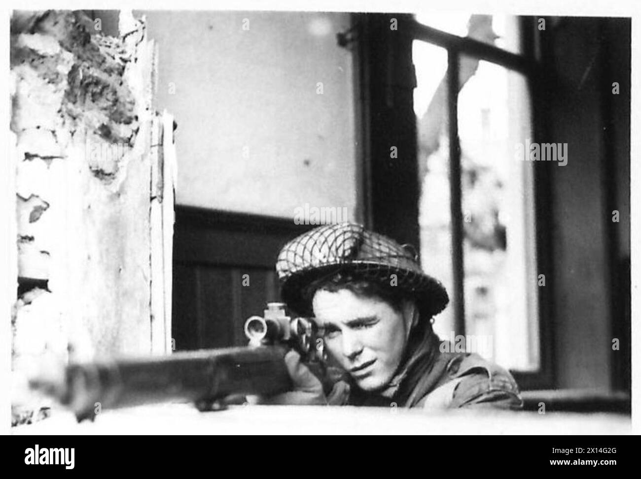 Lance Corporal P. Miller of C Company, 5th Black Watch, 153 Brigade, 51 ...
