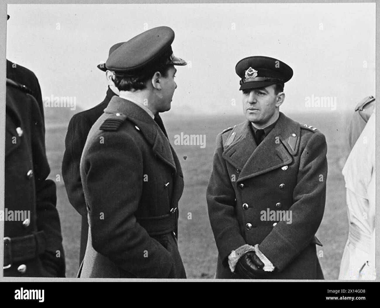 Major Turagay, Turkish Air Attache, meets Group Captain A.G. Adams at ...
