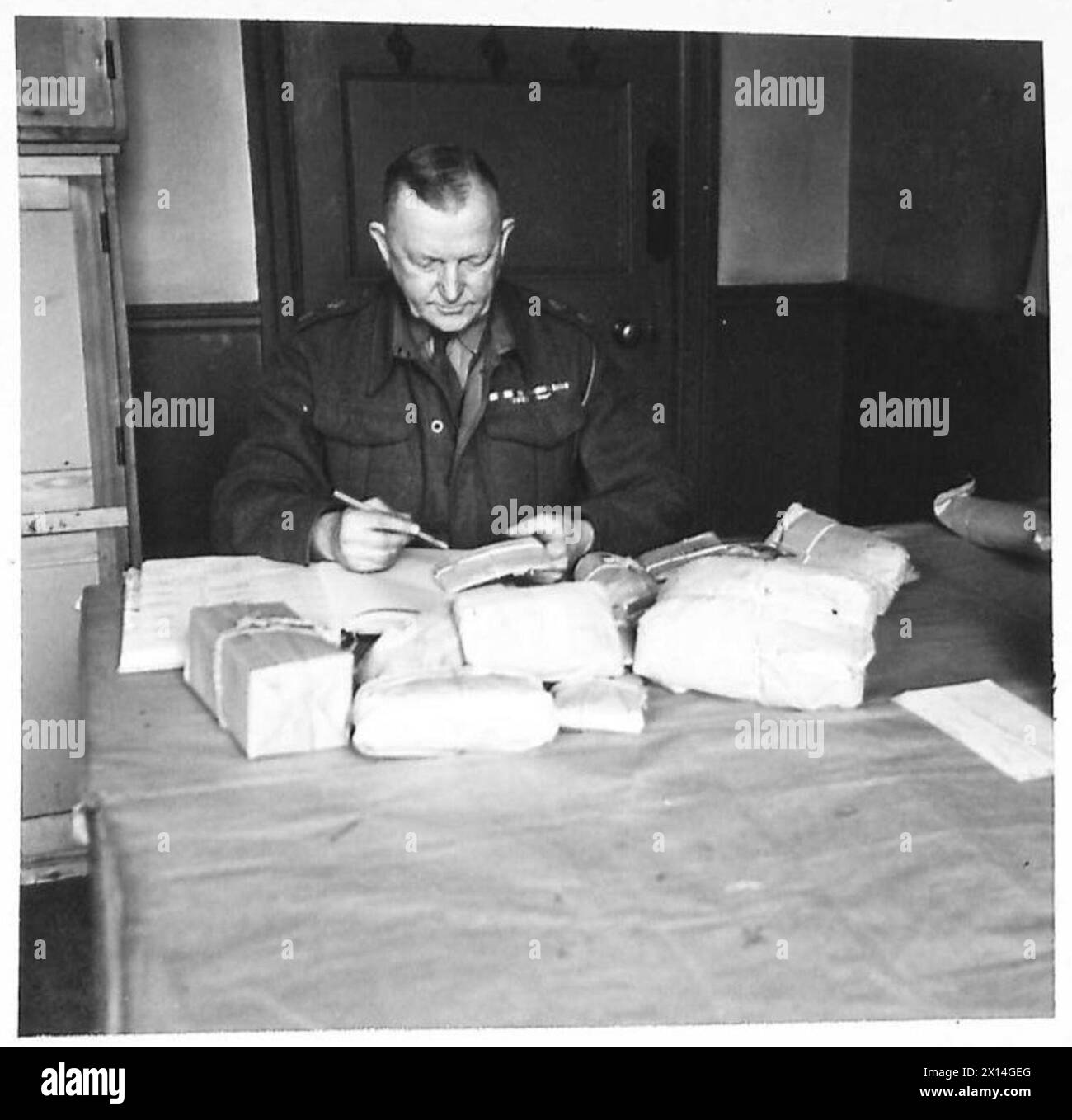The Army Records Office processes and registers personal effects of ...