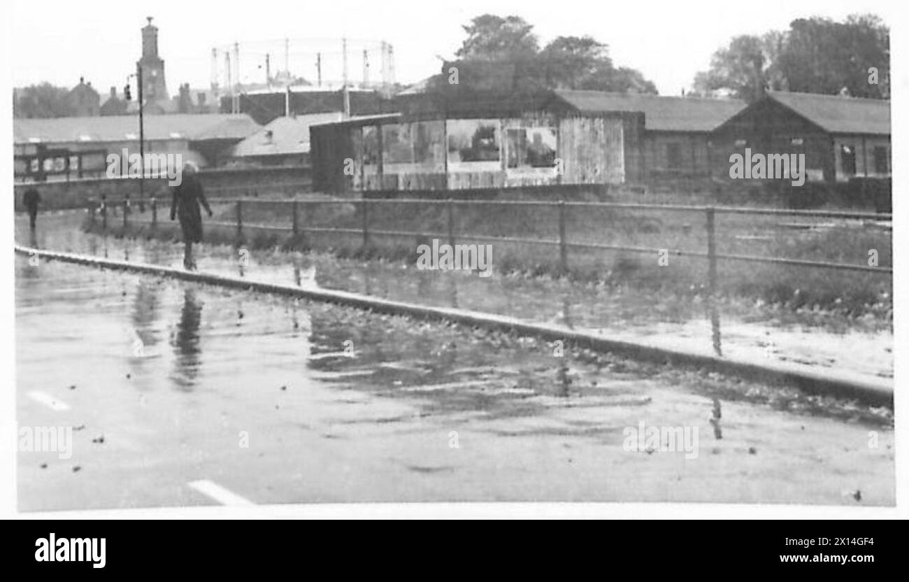 CAMOUFLAGED STRONG POINTS - Octagonal pillbox; billposter's hoarding ...