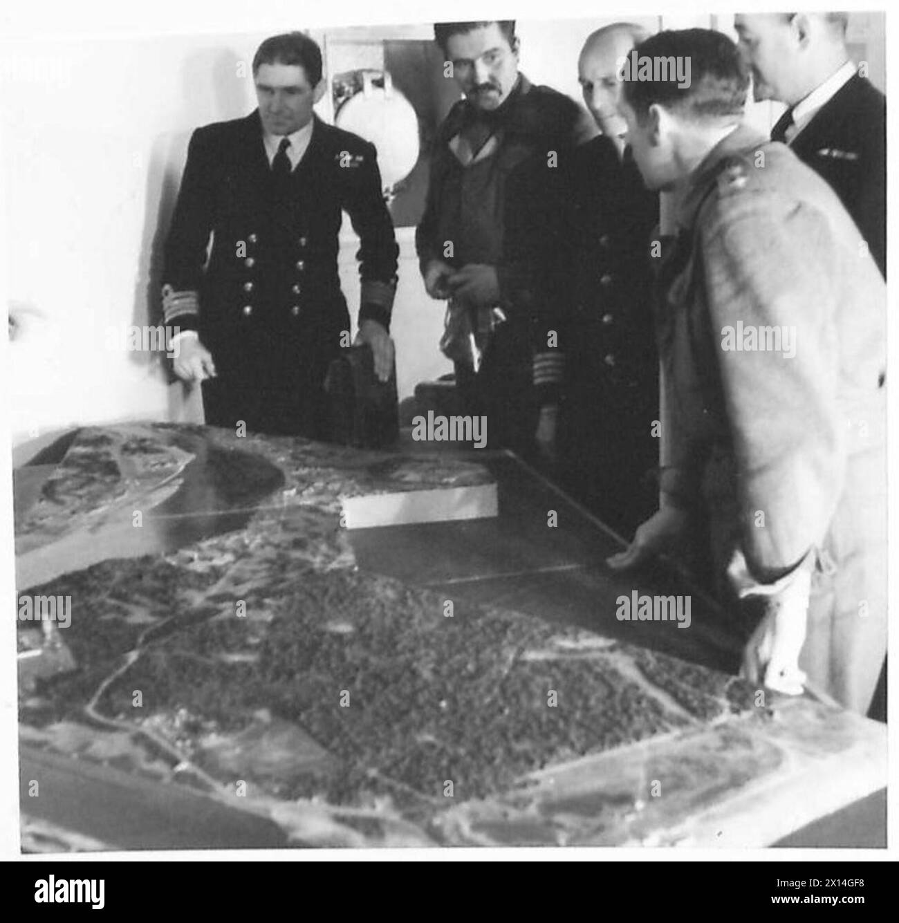 SECTION "B" : ACTUAL OPERATION - Final conference between senior naval ...