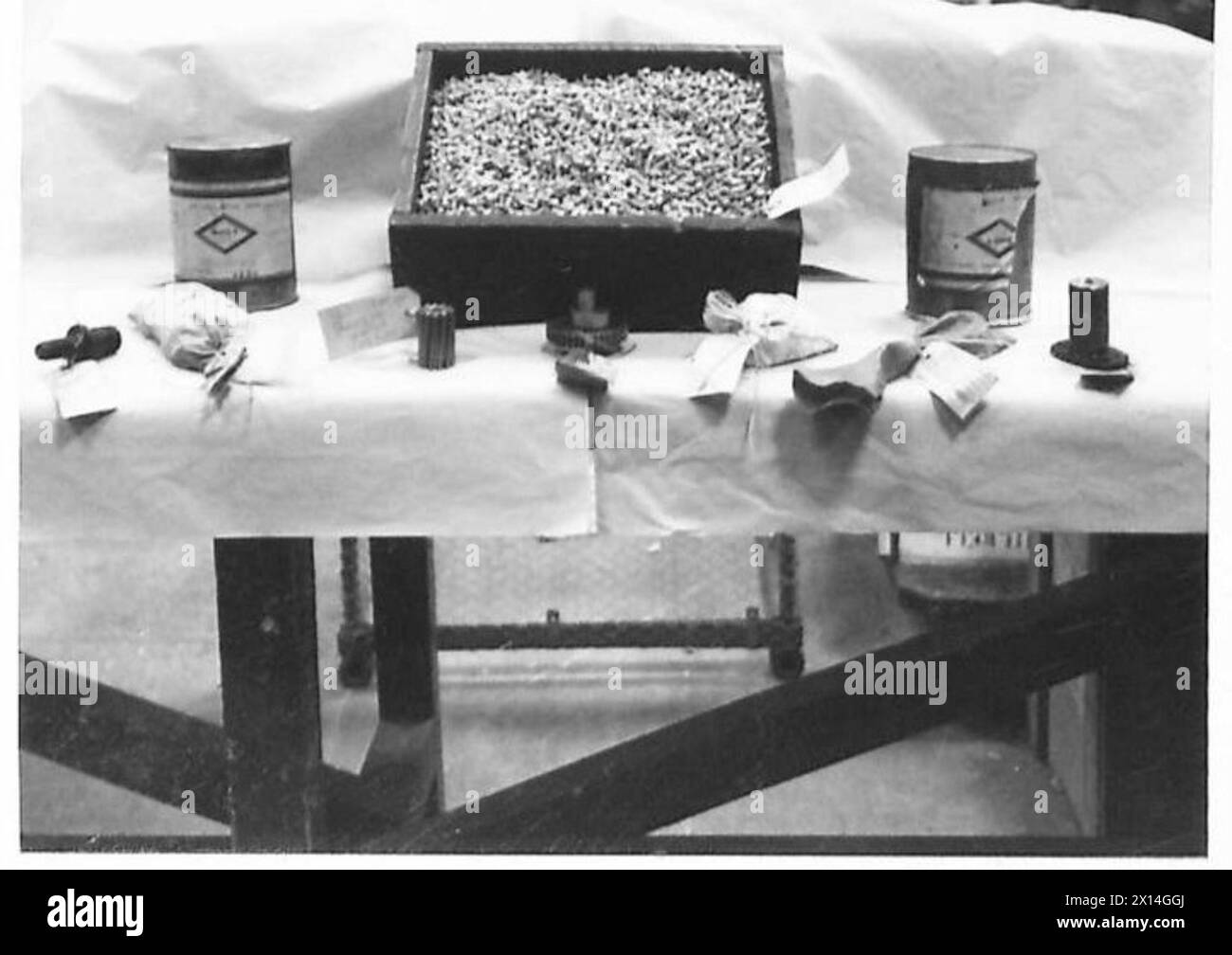 Inventory tray Black and White Stock Photos & Images - Alamy