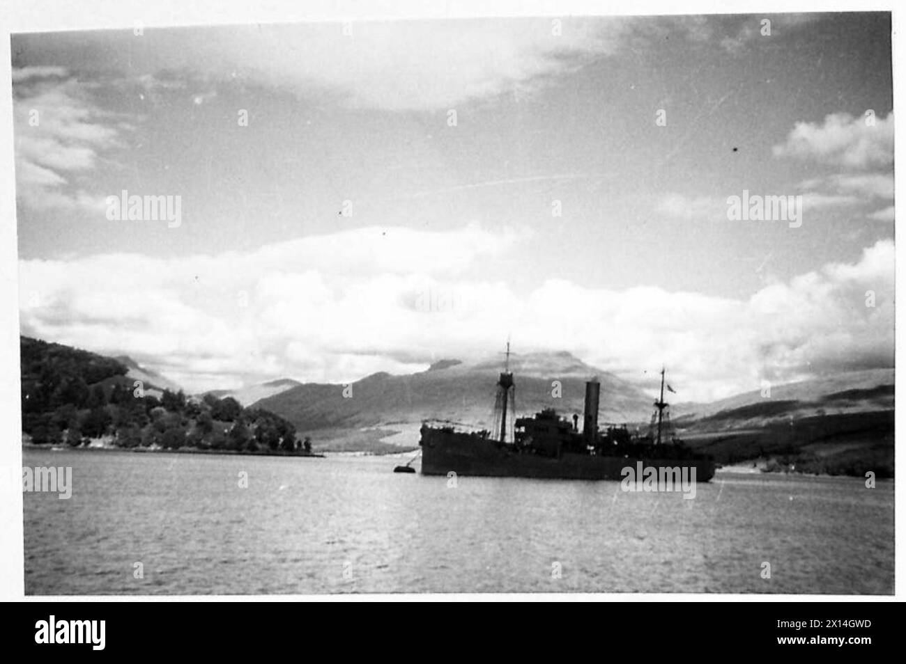 THE SPITZBERGEN RAID - Naval auxiliary vessel taking part in combined ...