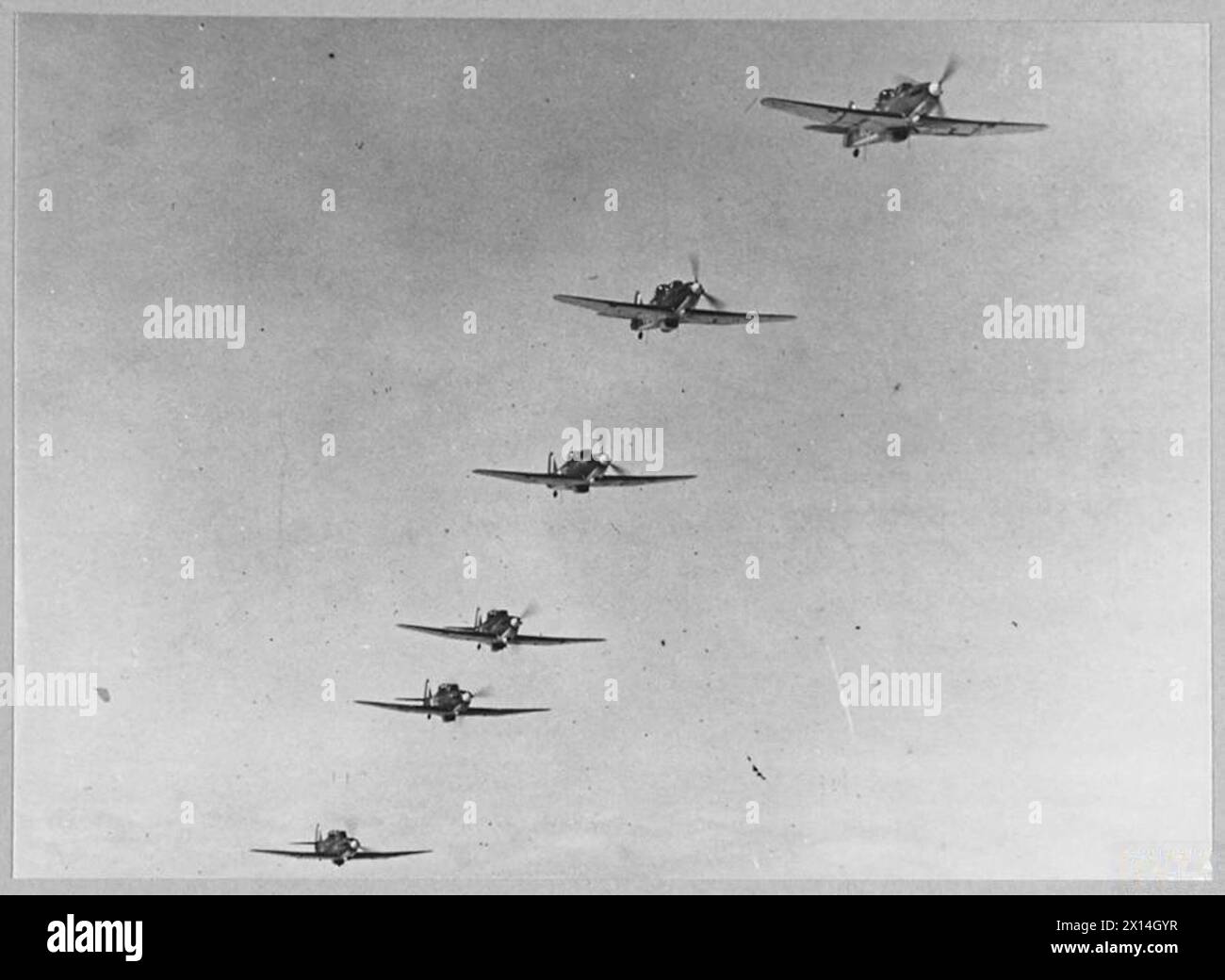 BOULTON PAUL "DEFIANT" - [CH.868] Defiants in line astern Royal Air ...